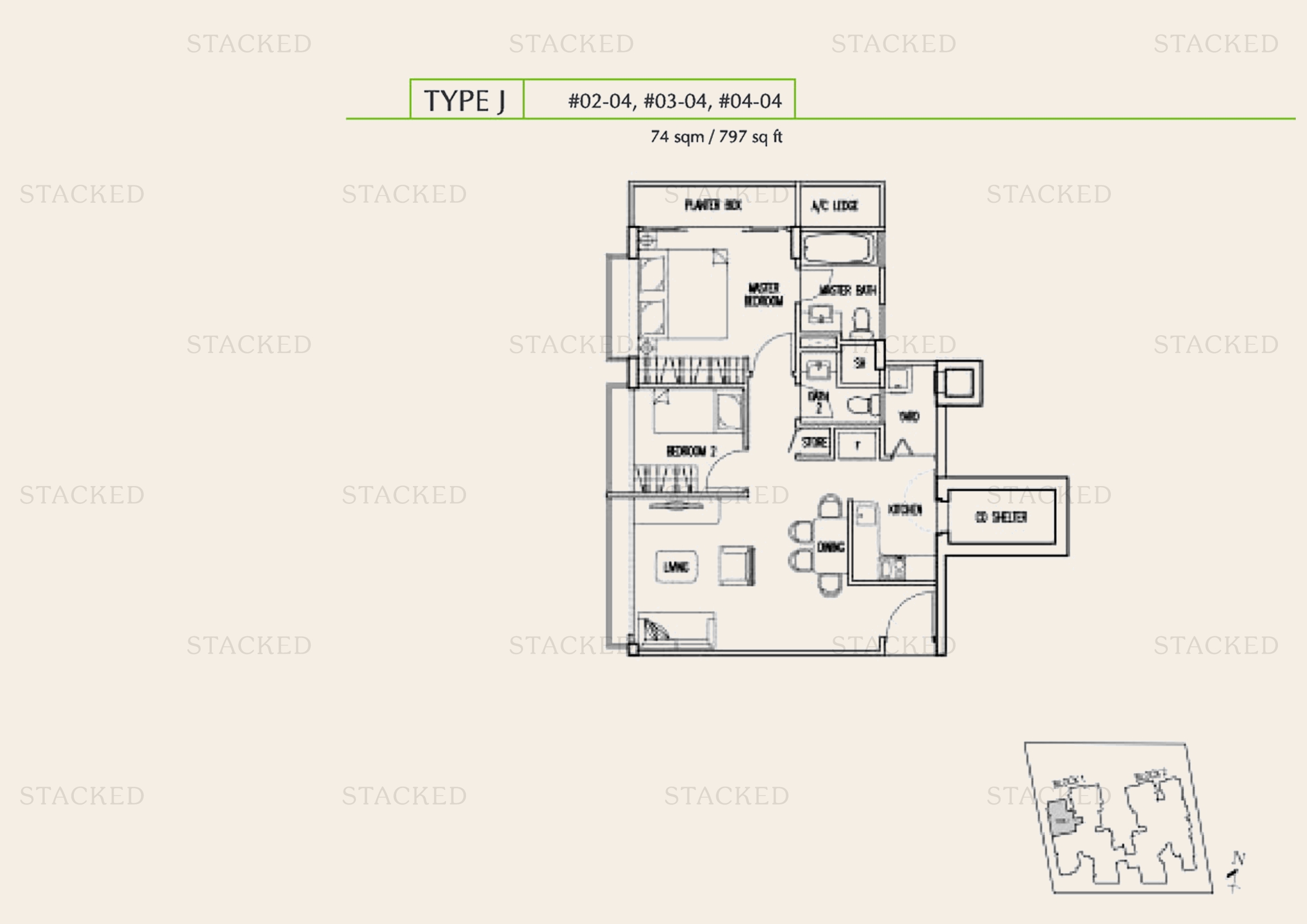 Stacked homes - The Treeline Singapore Condo Floor Plans, Images And ...