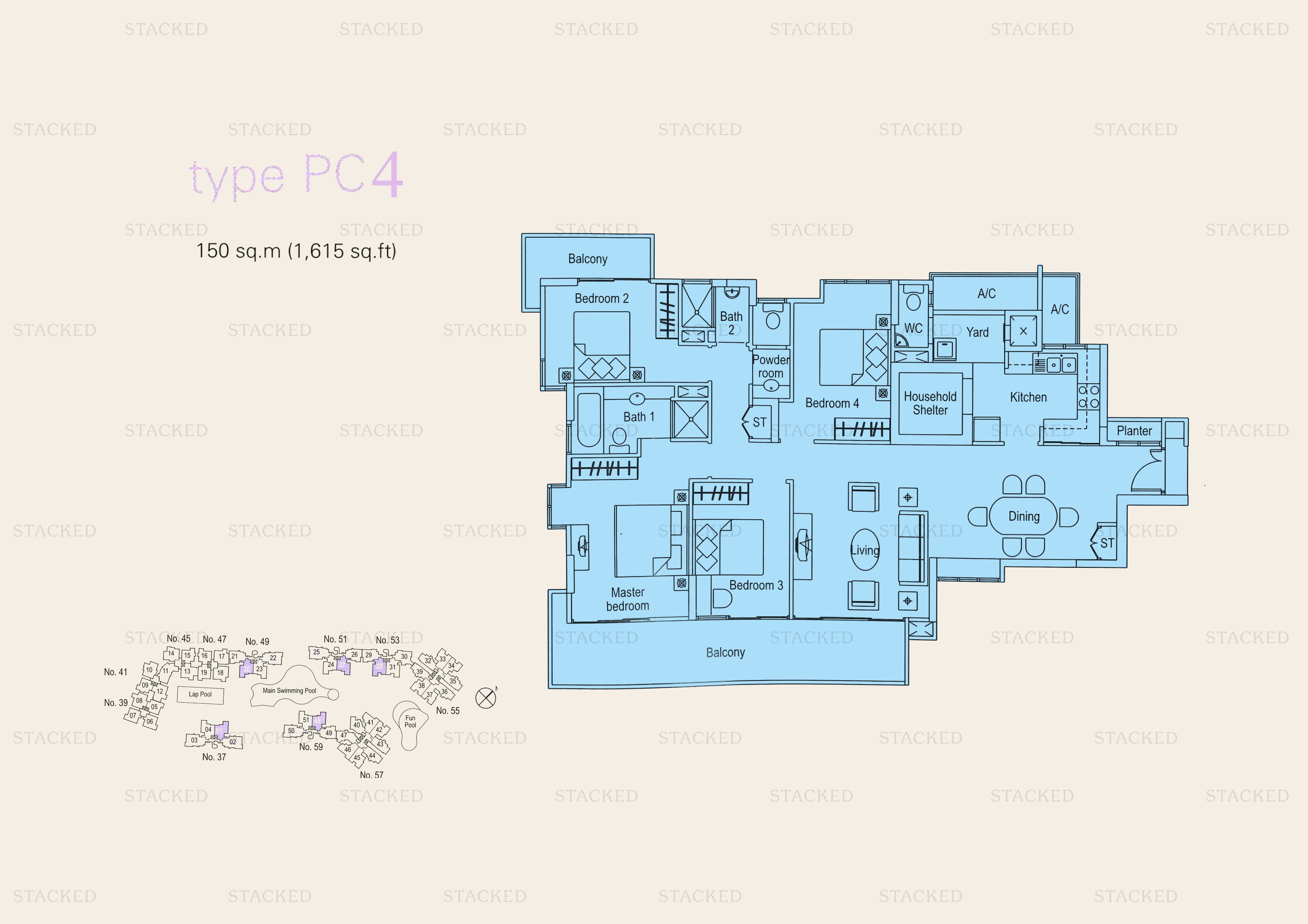 Stacked homes - The Warren Singapore Condo Floor Plans, Images And ...