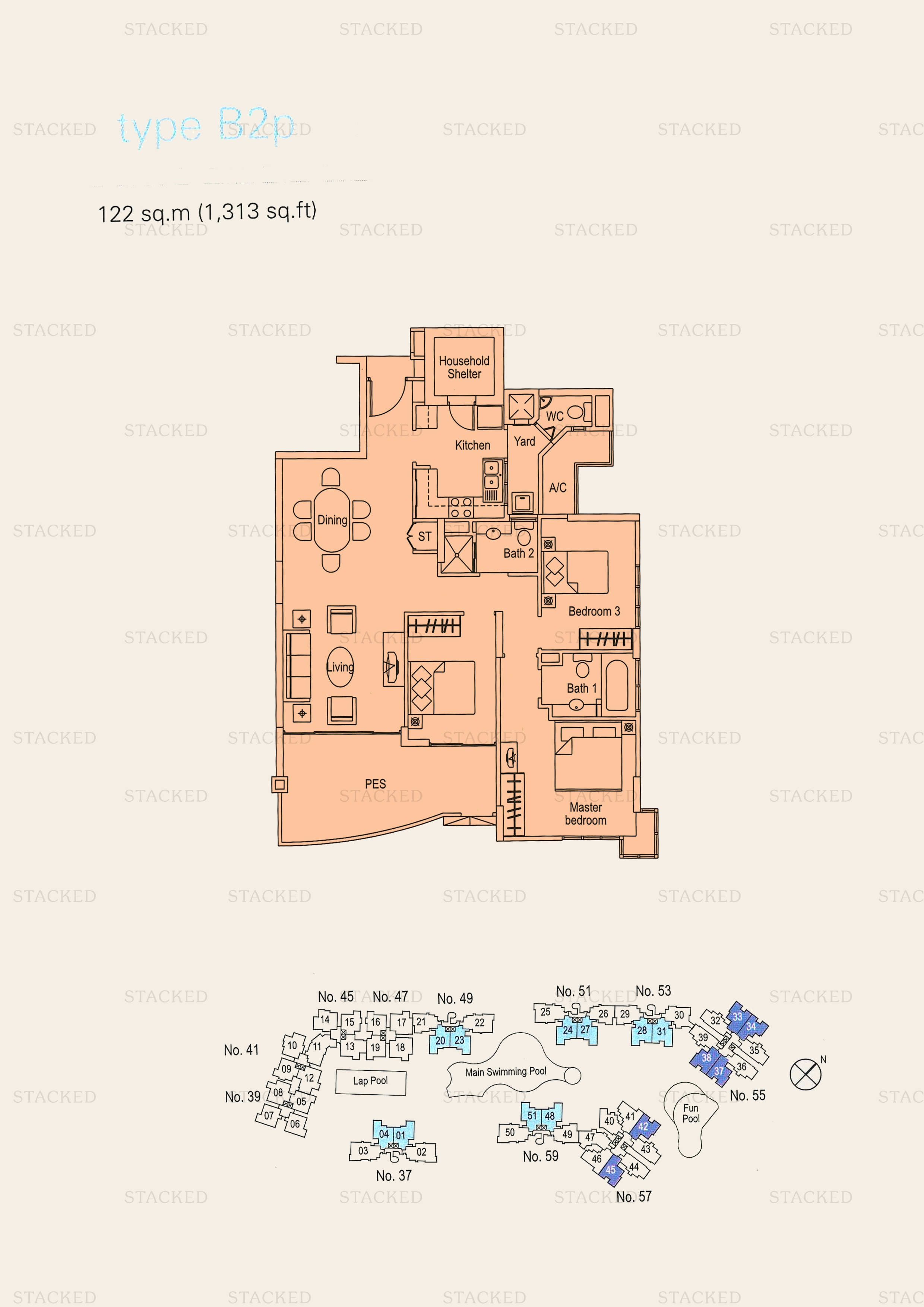 Stacked homes - The Warren Singapore Condo Floor Plans, Images And ...