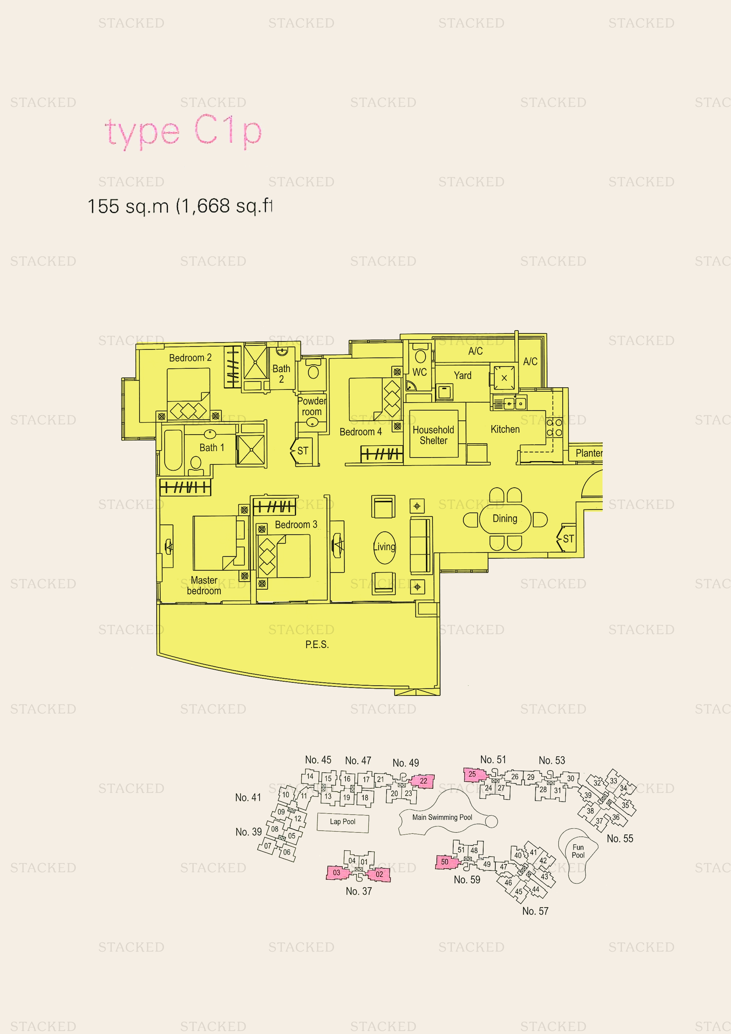 Stacked homes - The Warren Singapore Condo Floor Plans, Images And ...