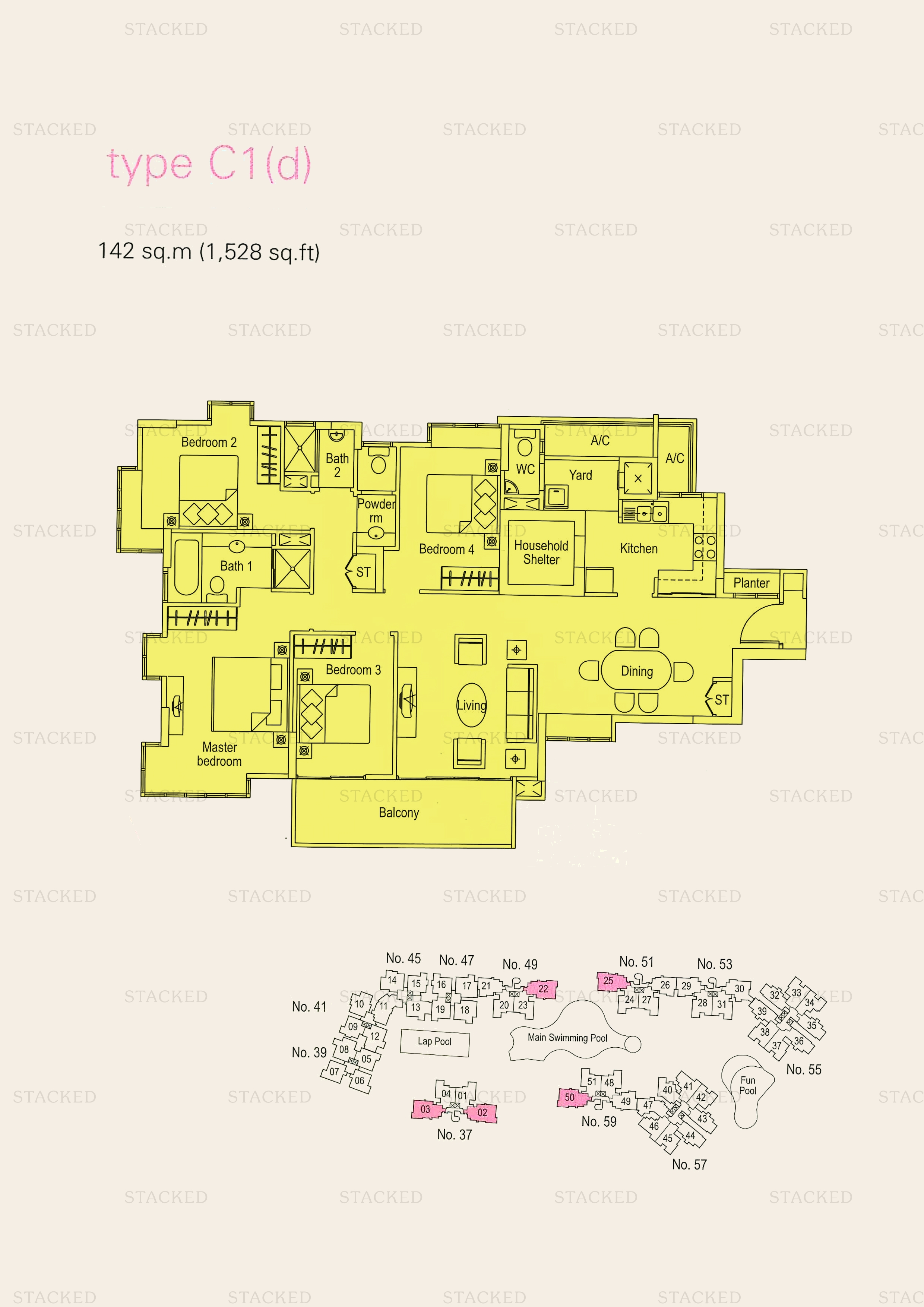 Stacked homes - The Warren Singapore Condo Floor Plans, Images And ...