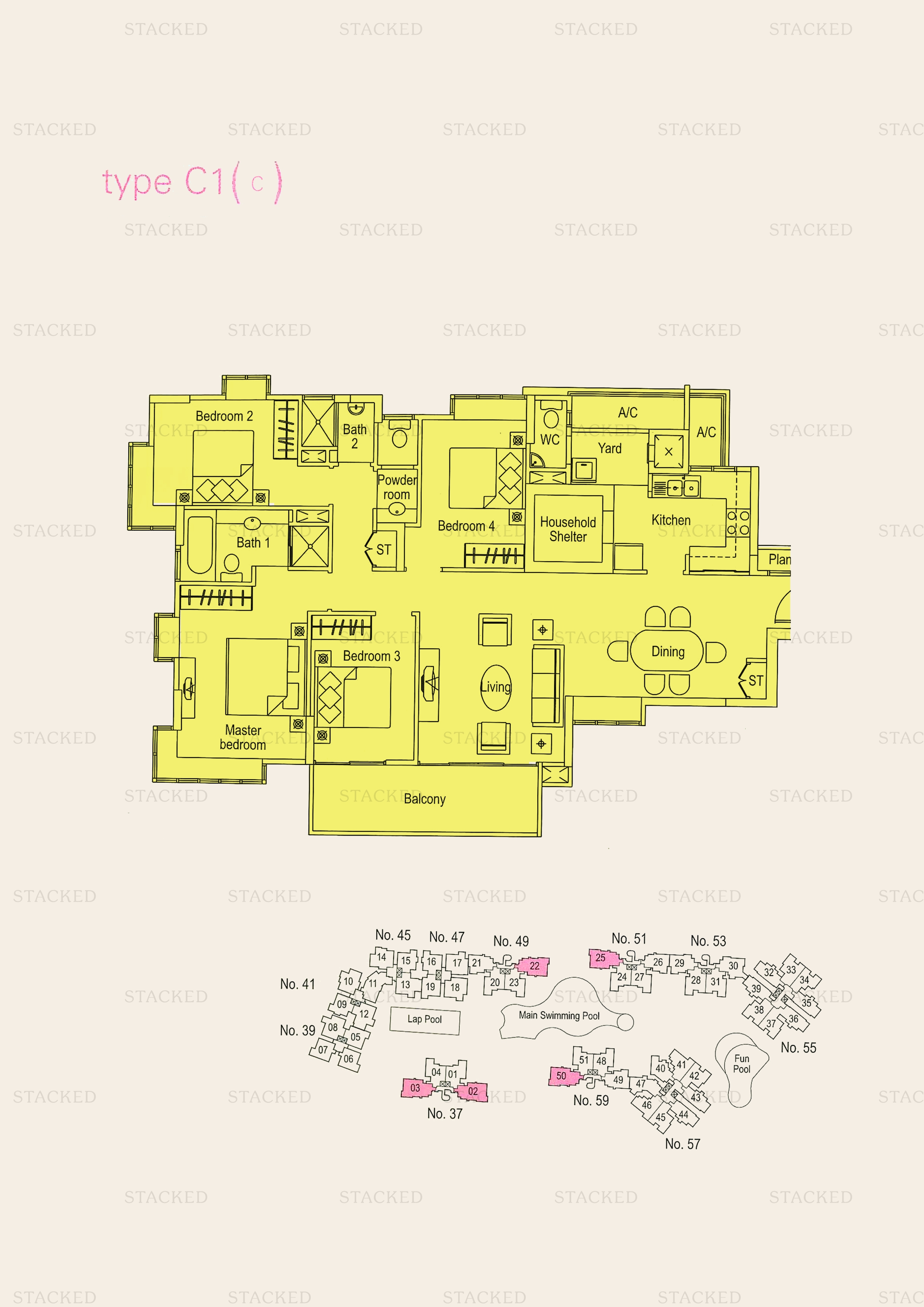 Stacked homes - The Warren Singapore Condo Floor Plans, Images And ...