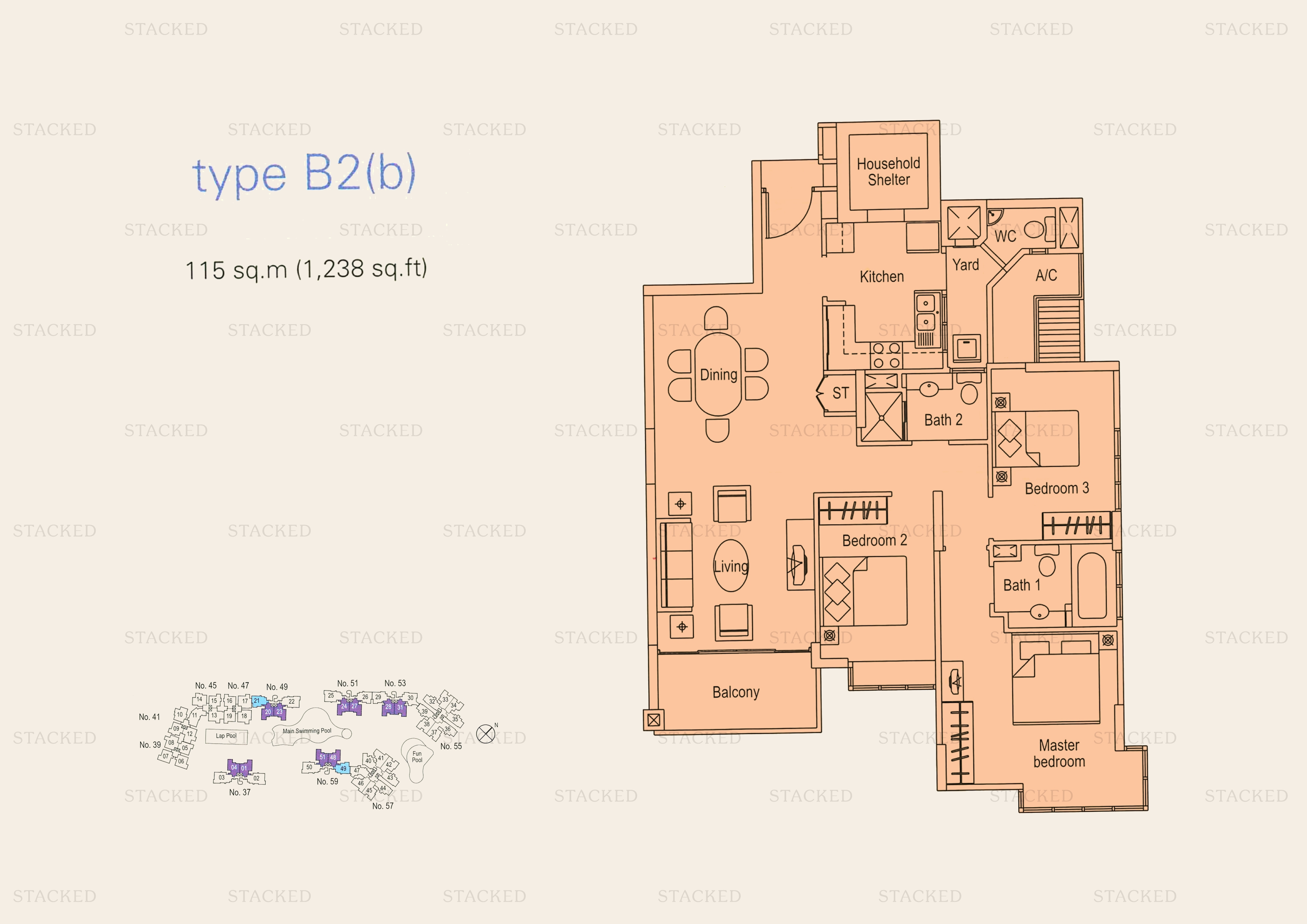 Stacked homes - The Warren Singapore Condo Floor Plans, Images And ...