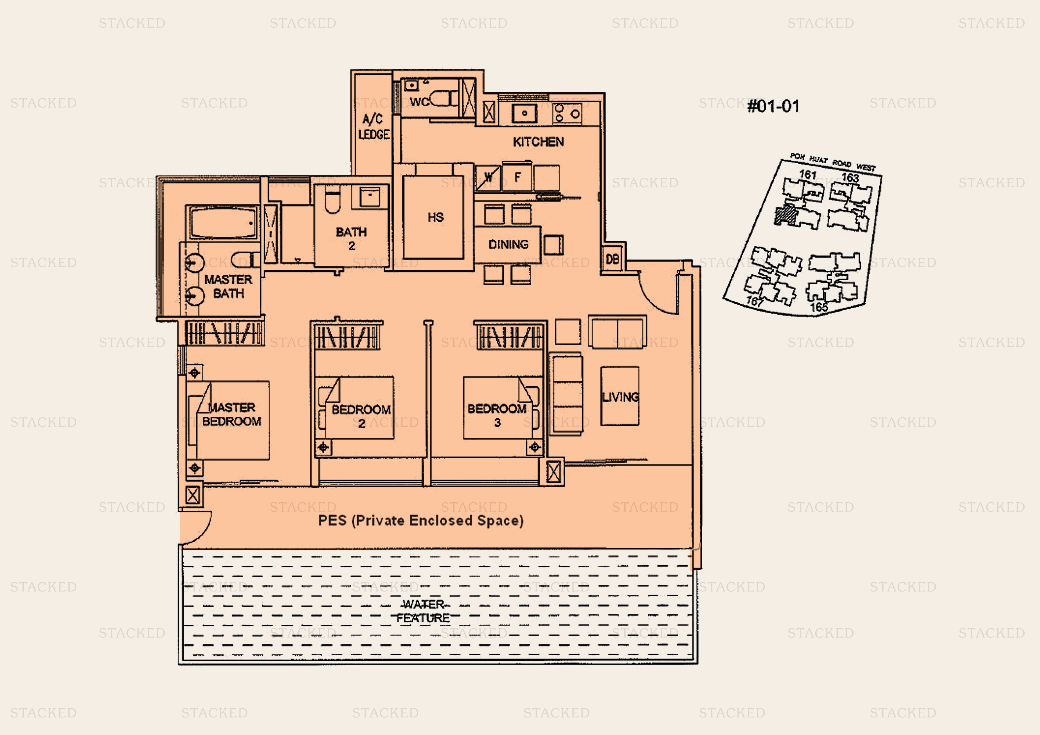 Stacked homes - The Waterline Singapore Condo Floor Plans, Images And ...
