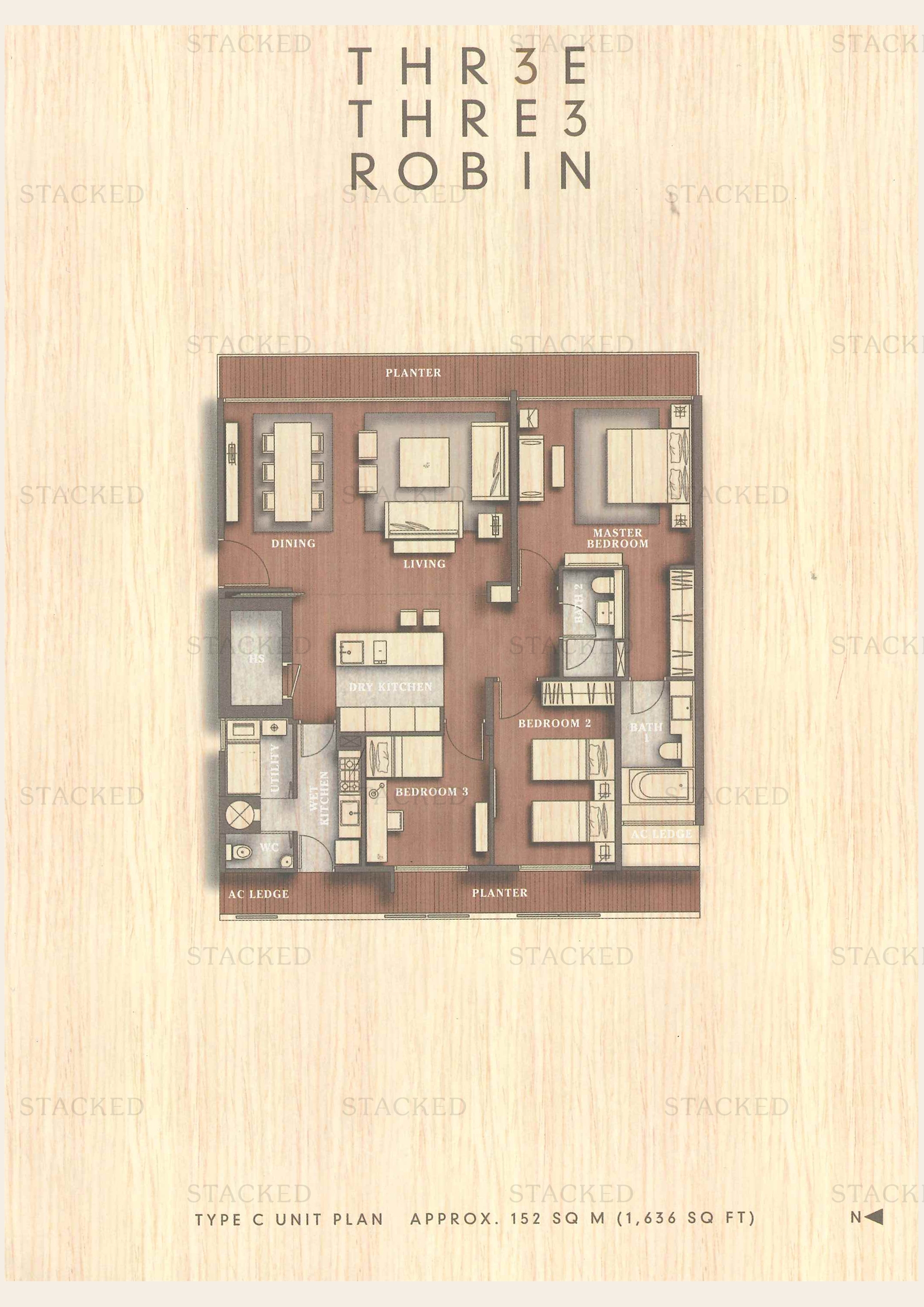 Stacked homes - Three Three Robin Singapore Condo Floor Plans, Images ...
