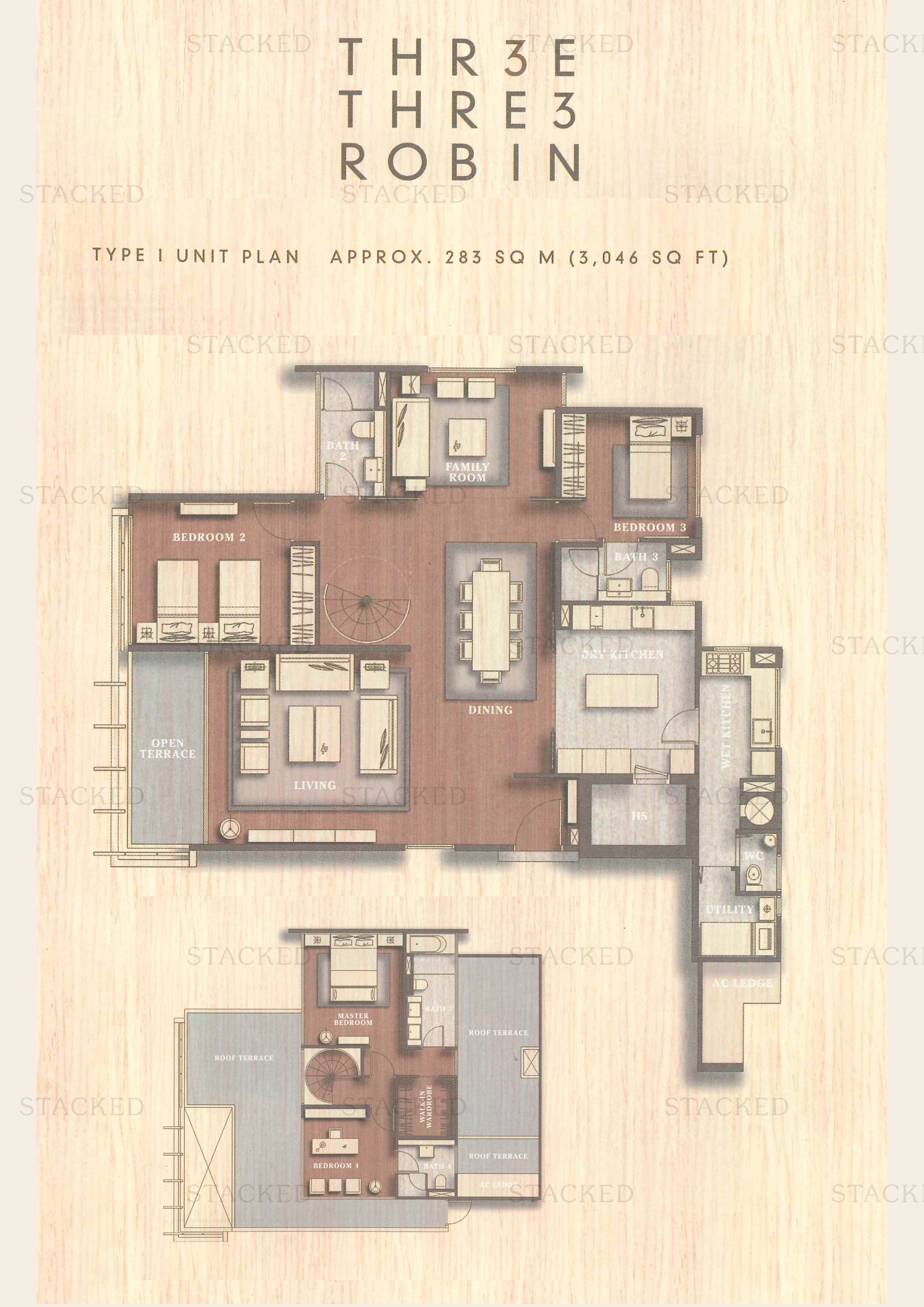 Stacked homes - Three Three Robin Singapore Condo Floor Plans, Images ...