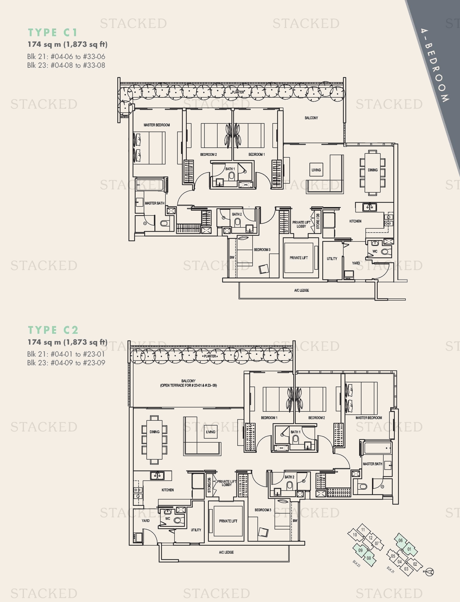 Stacked homes - The Arte Singapore Condo Floor Plans, Images And ...