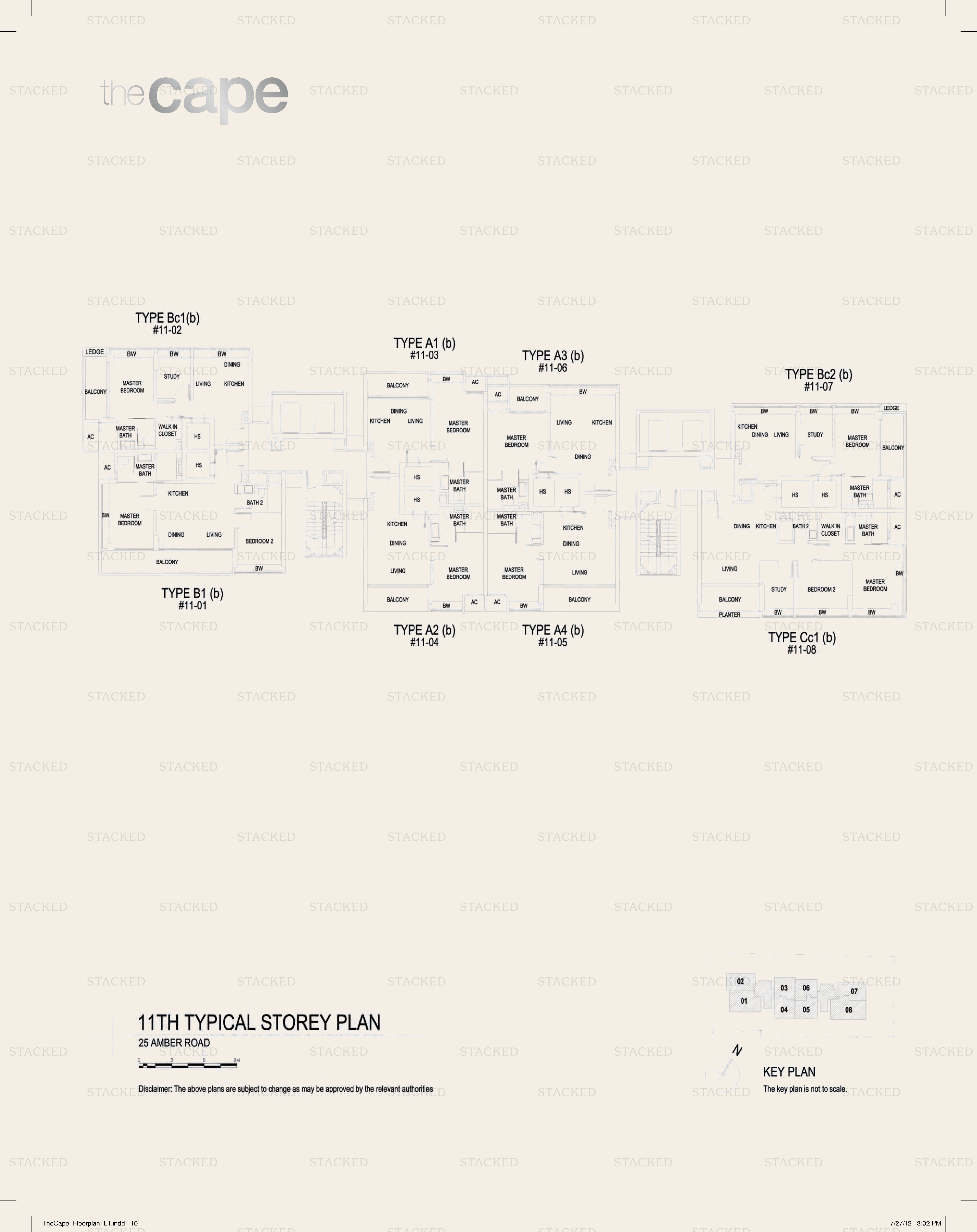 Stacked homes - The Cape Singapore Condo Floor Plans, Images And ...