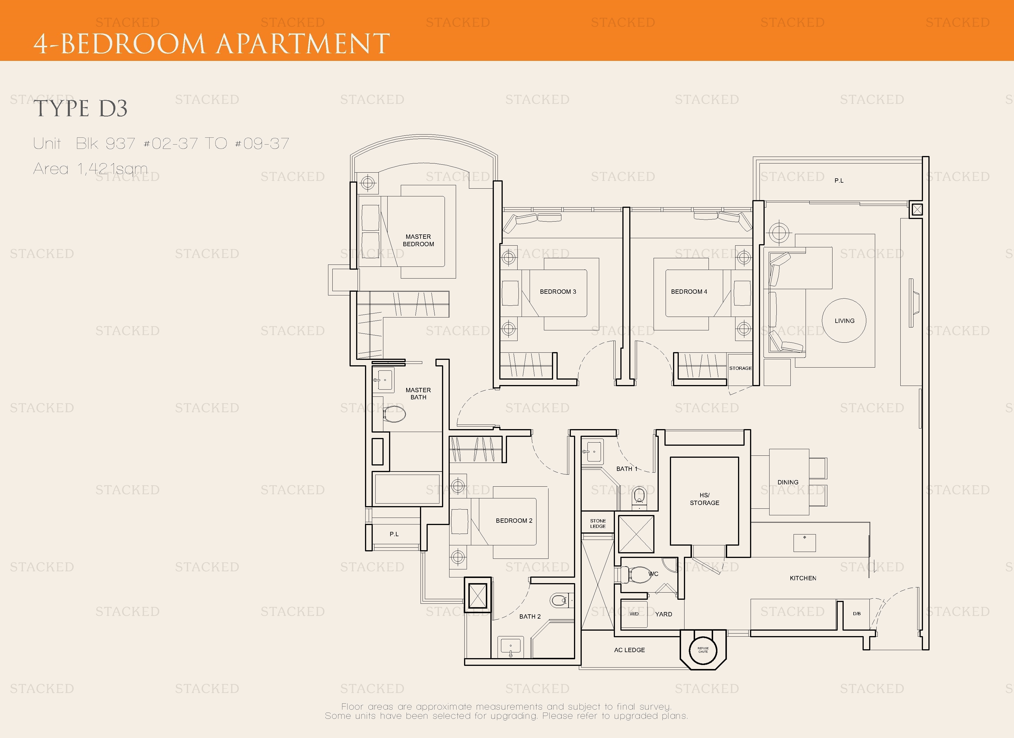 Stacked homes - The Cascadia Singapore Condo Floor Plans, Images And ...