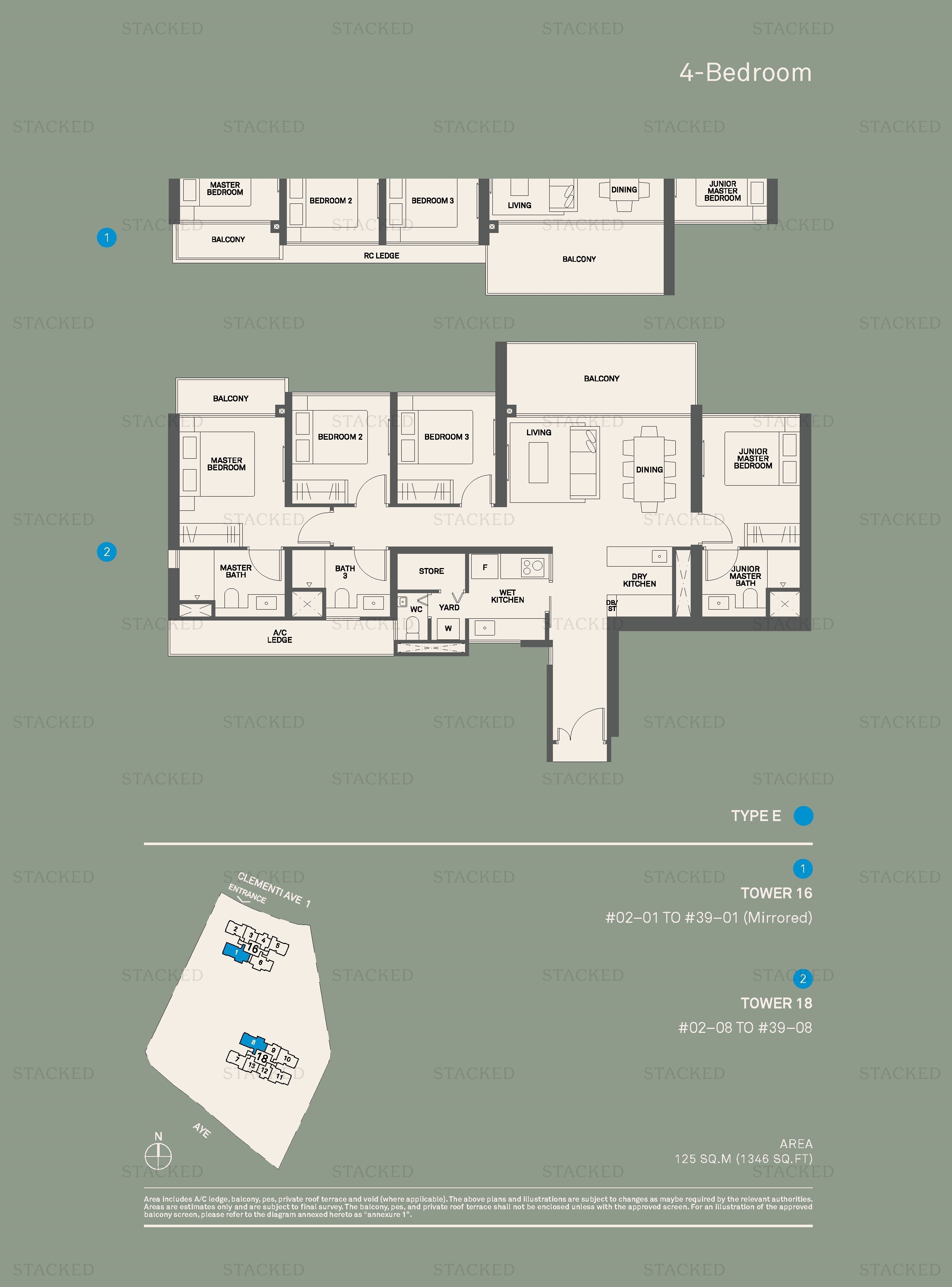 Stacked homes - The Clement Canopy Singapore Condo Floor Plans, Images ...