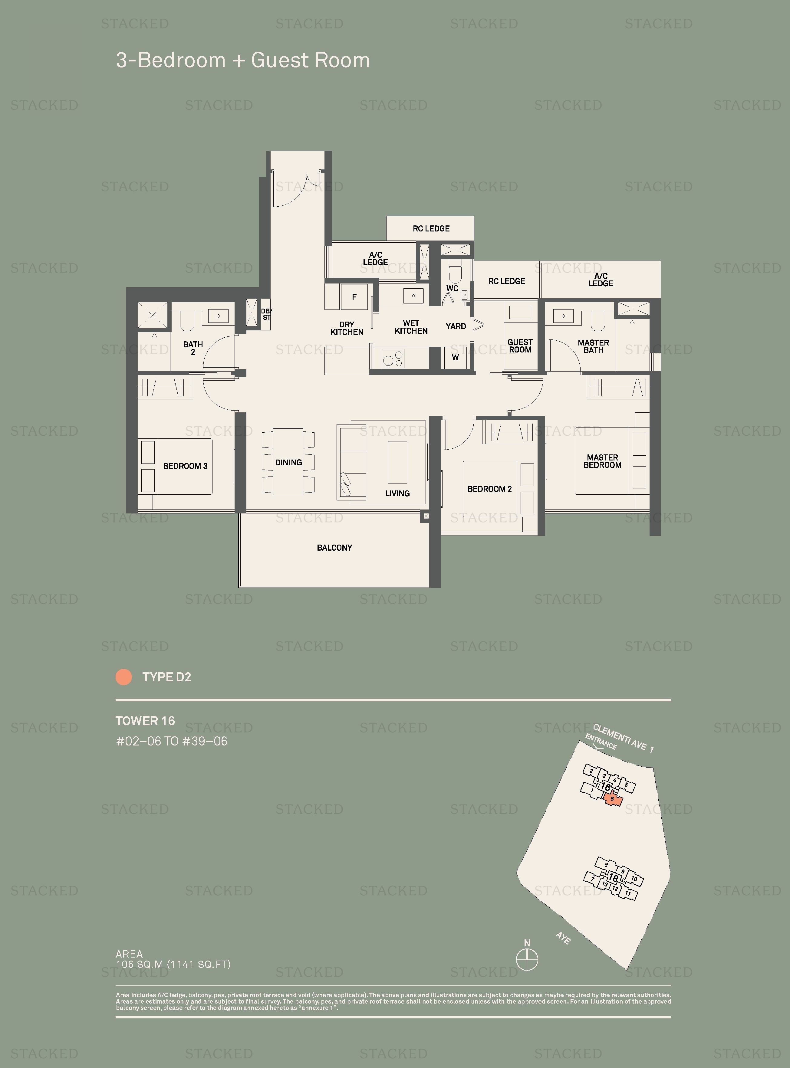 Stacked homes - The Clement Canopy Singapore Condo Floor Plans, Images ...