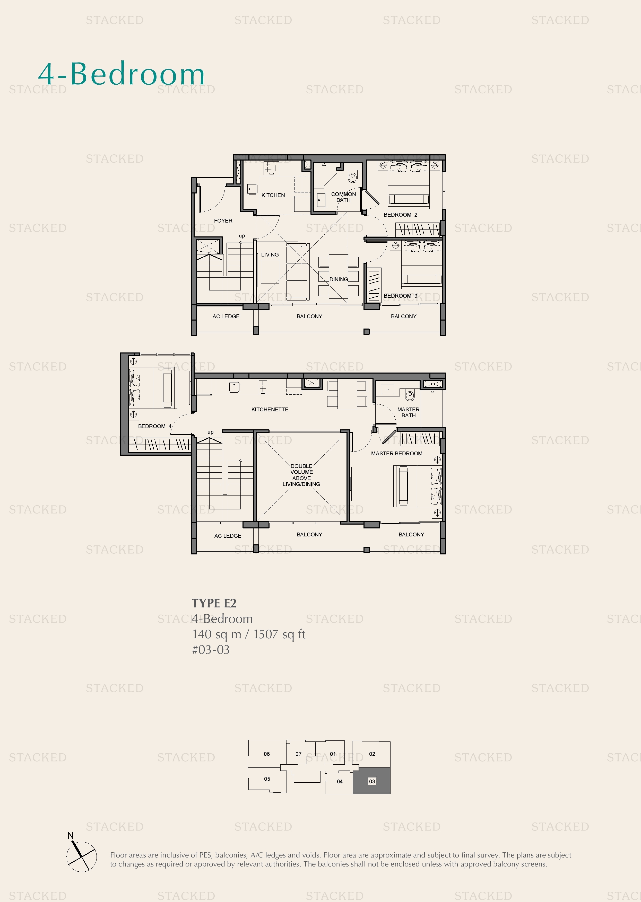 Stacked homes - The Enclave . Holland Singapore Condo Floor Plans ...