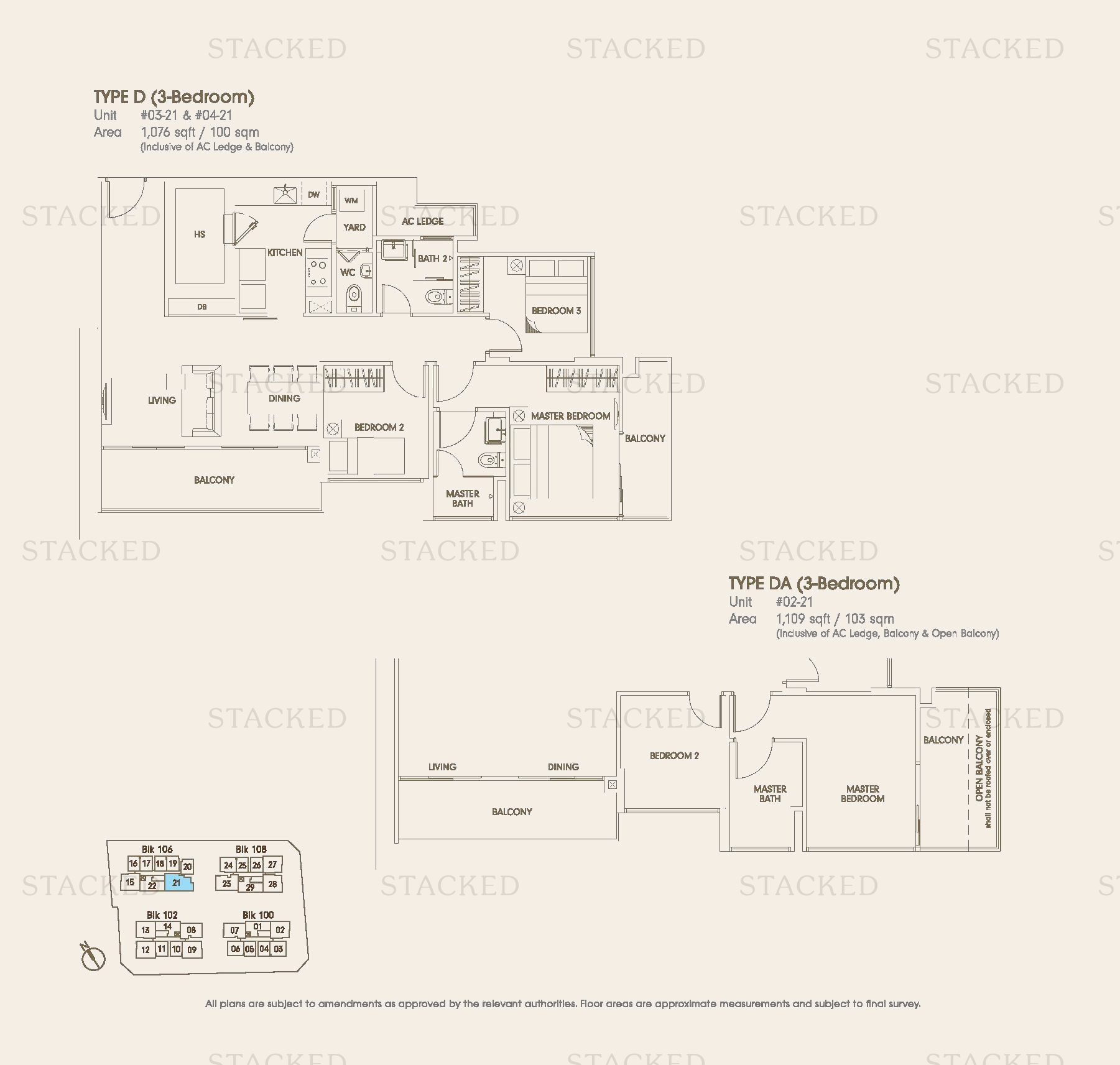 Stacked homes - The Foresta @ Mount Faber Singapore Condo Floor Plans ...