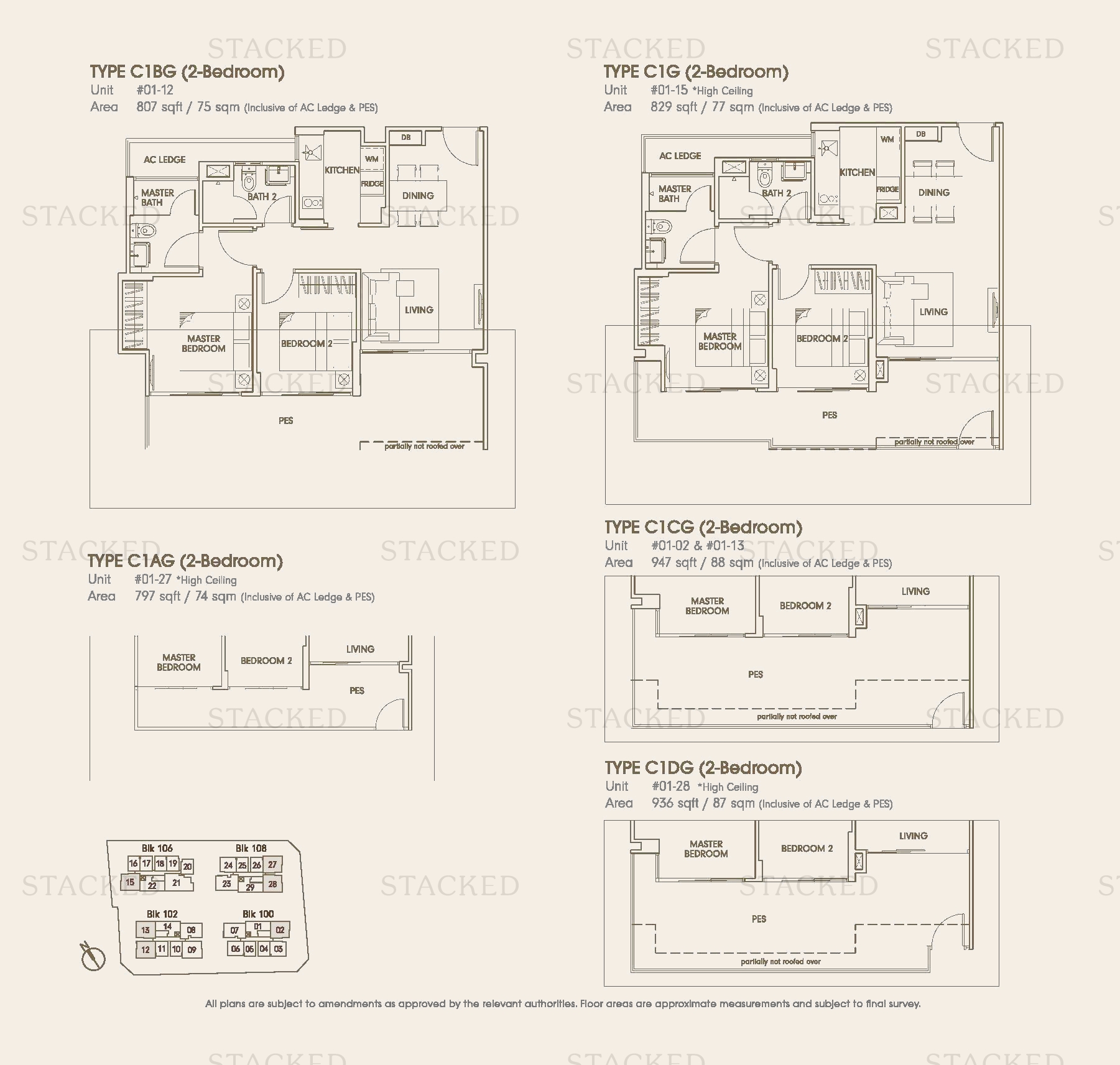 Stacked homes - The Foresta @ Mount Faber Singapore Condo Floor Plans ...