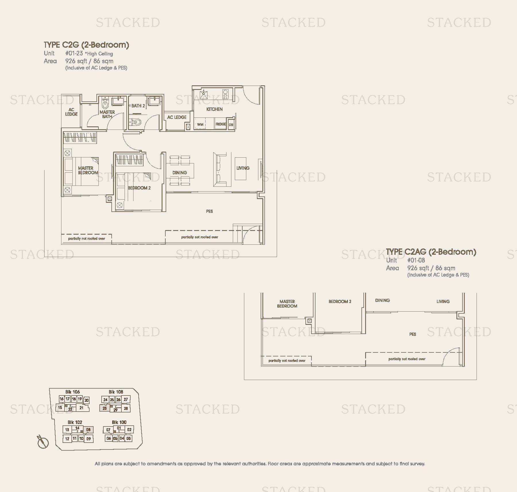 Stacked homes - The Foresta @ Mount Faber Singapore Condo Floor Plans ...