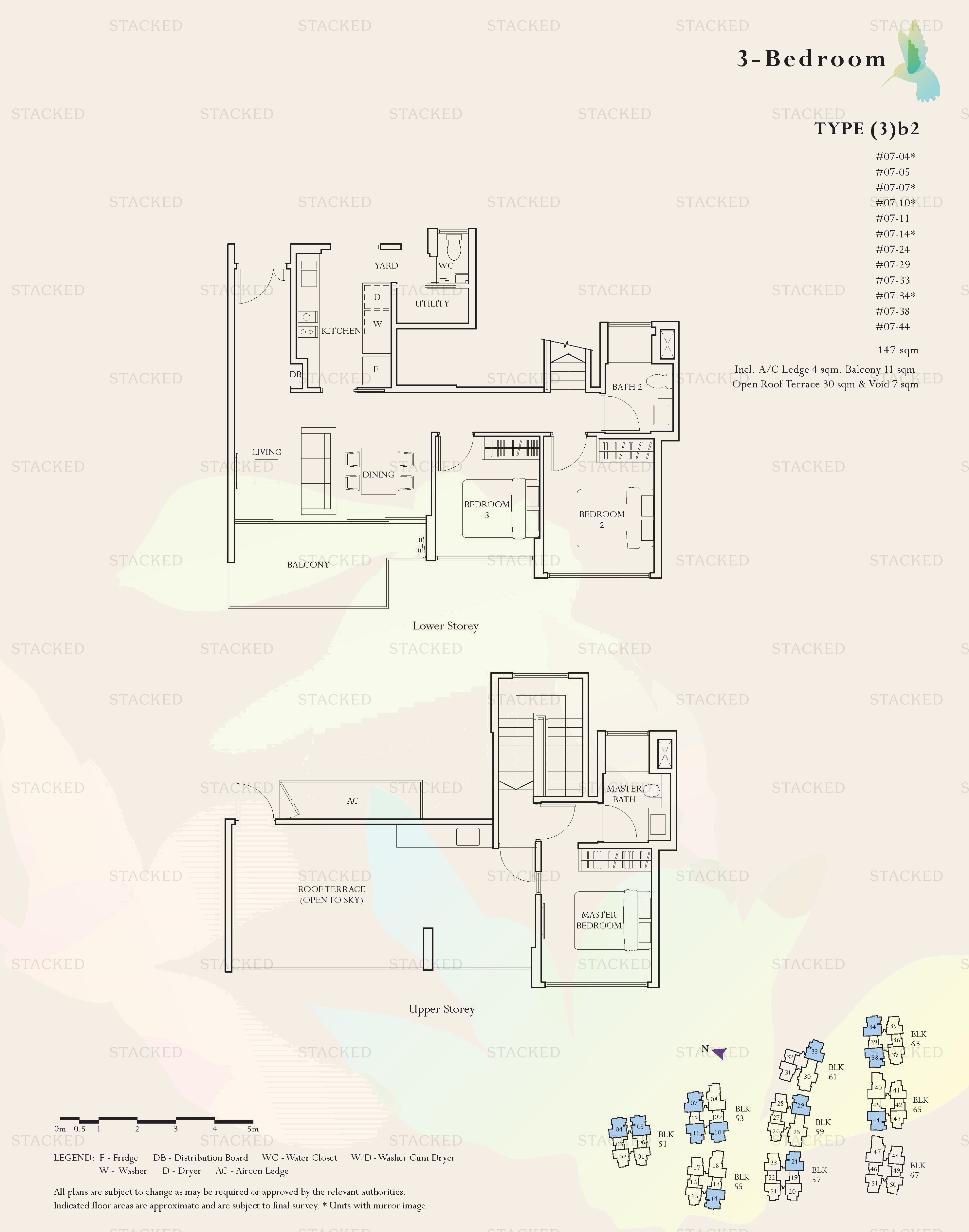 Stacked homes - The Inflora Singapore Condo Floor Plans, Images And ...