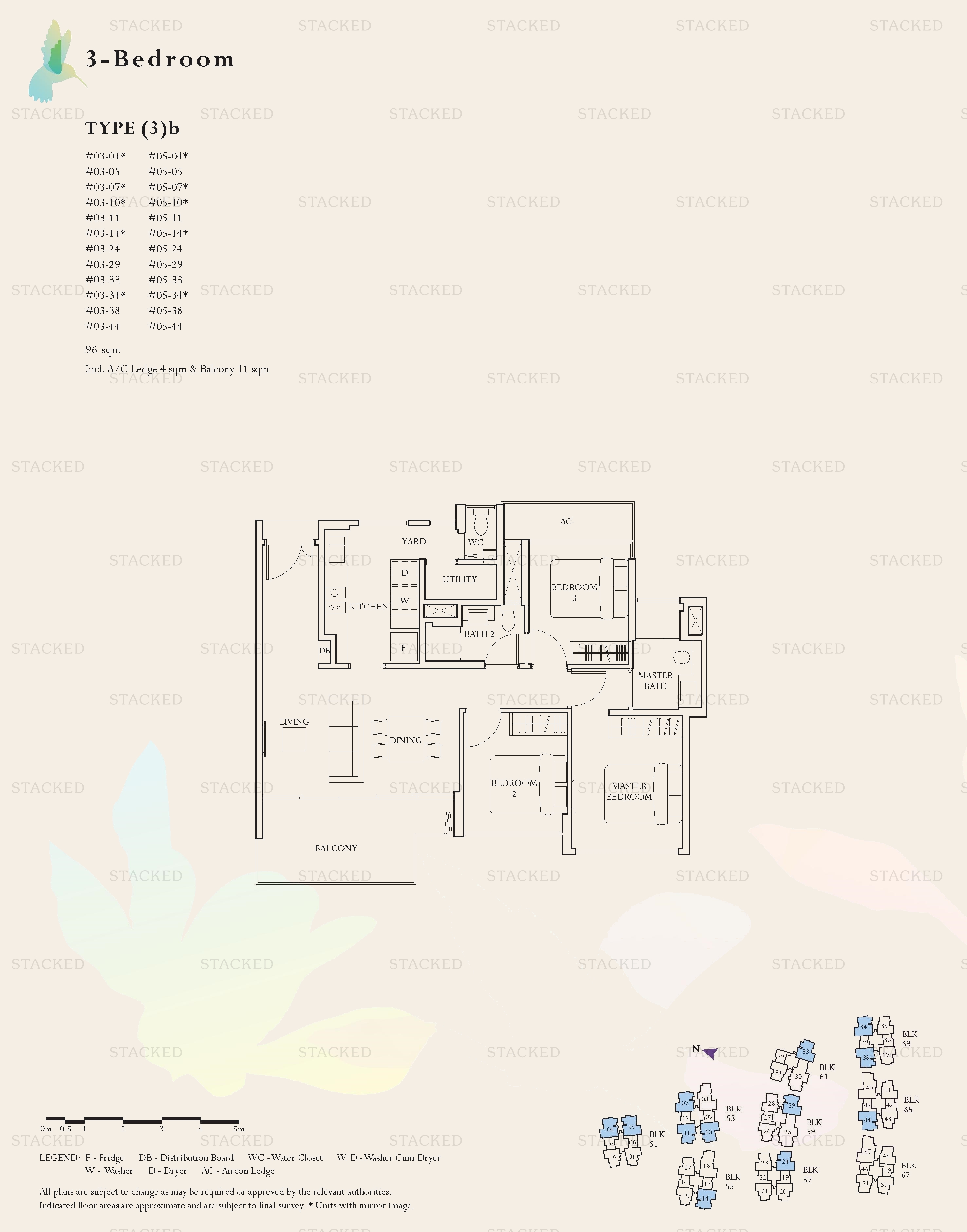 Stacked homes - The Inflora Singapore Condo Floor Plans, Images And ...