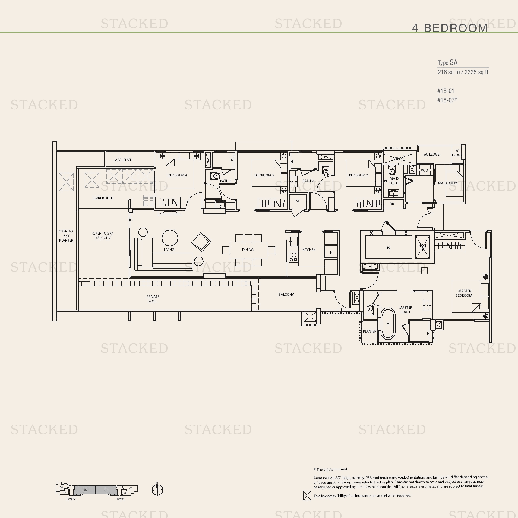 Stacked homes - The Line @ Tanjong Rhu Singapore Condo Floor Plans ...
