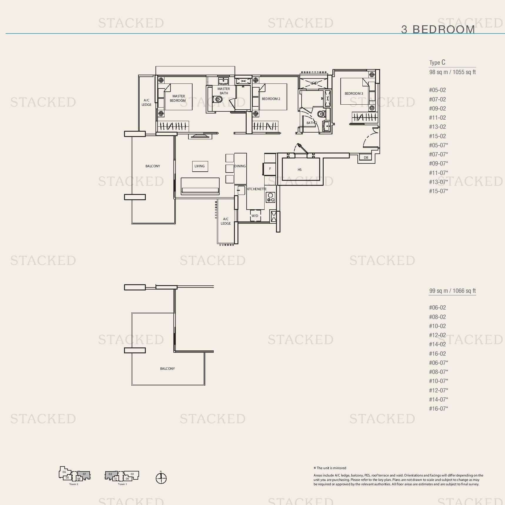 Stacked homes - The Line @ Tanjong Rhu Singapore Condo Floor Plans ...