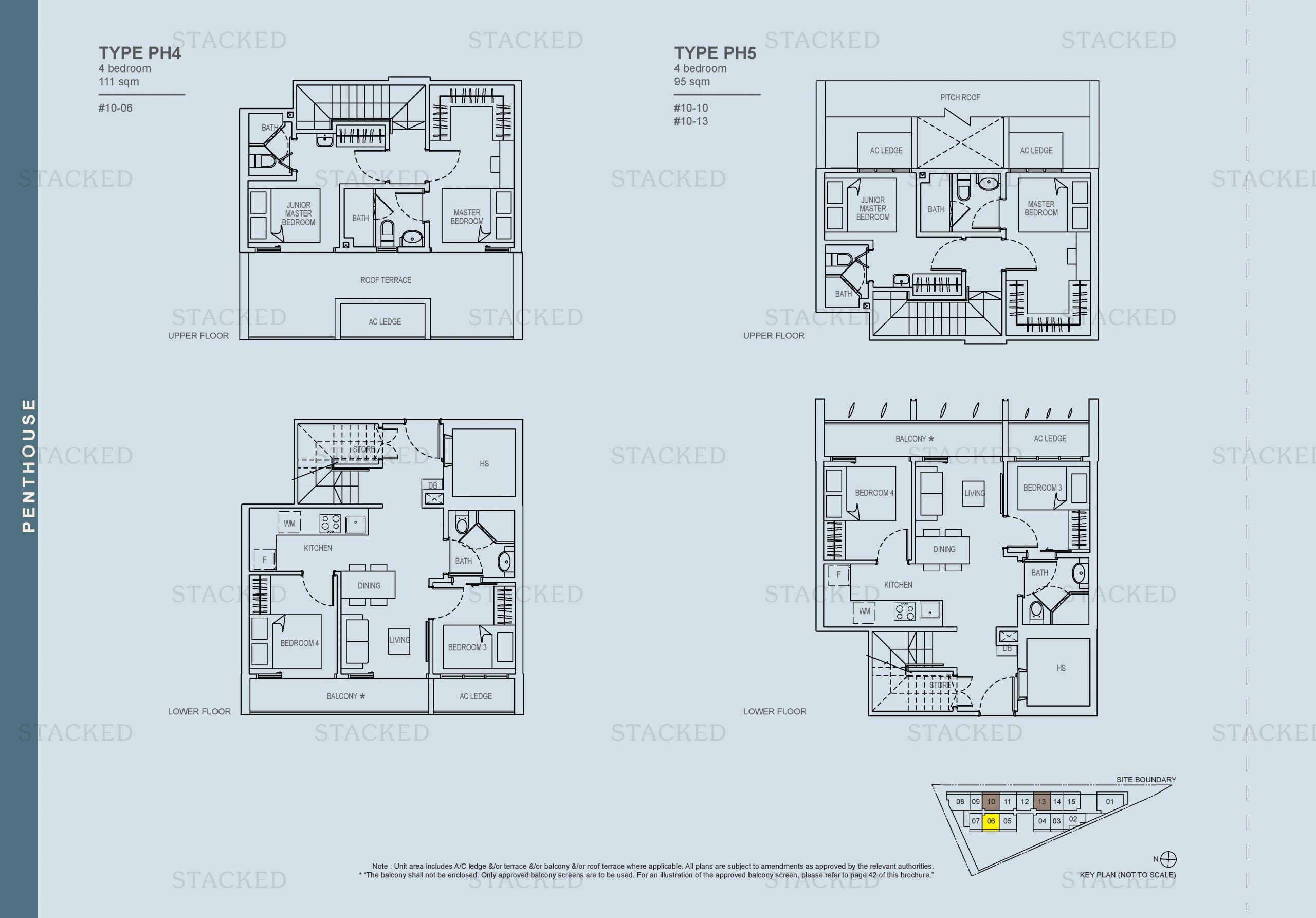 Stacked homes - The Rise @ Oxley - Residences Singapore Condo Floor ...