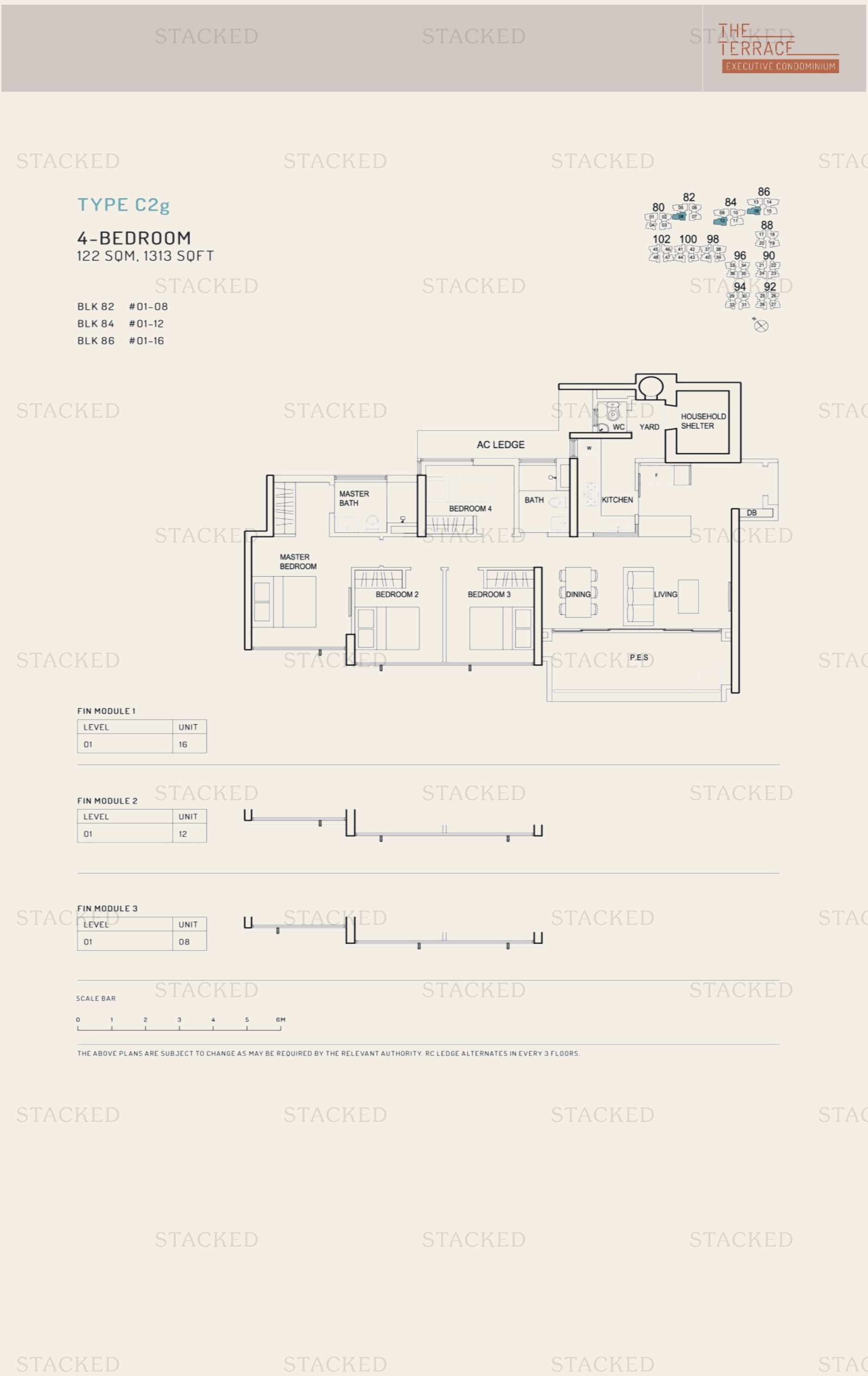 Stacked homes - The Terrace Singapore Condo Floor Plans, Images And ...