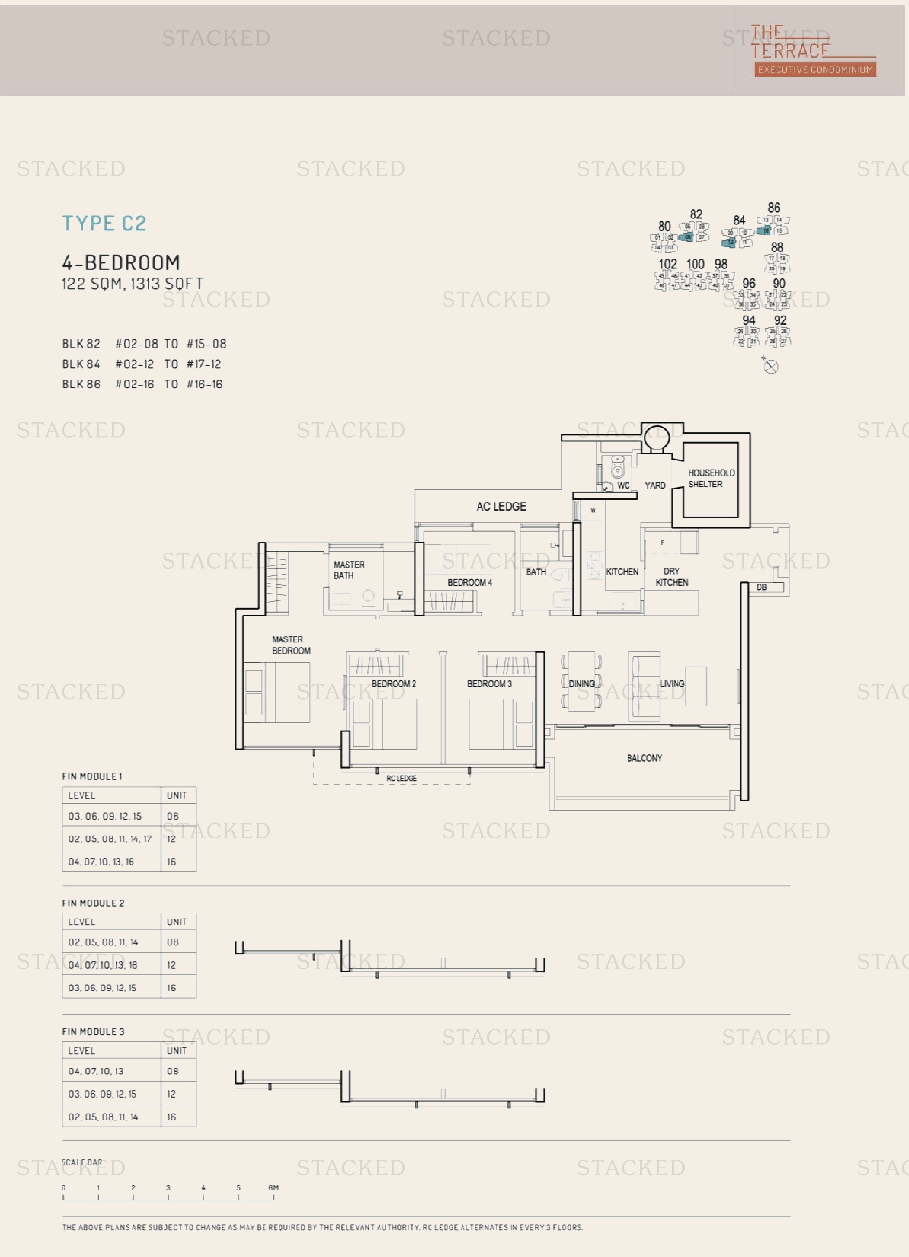 Stacked homes - The Terrace Singapore Condo Floor Plans, Images And ...