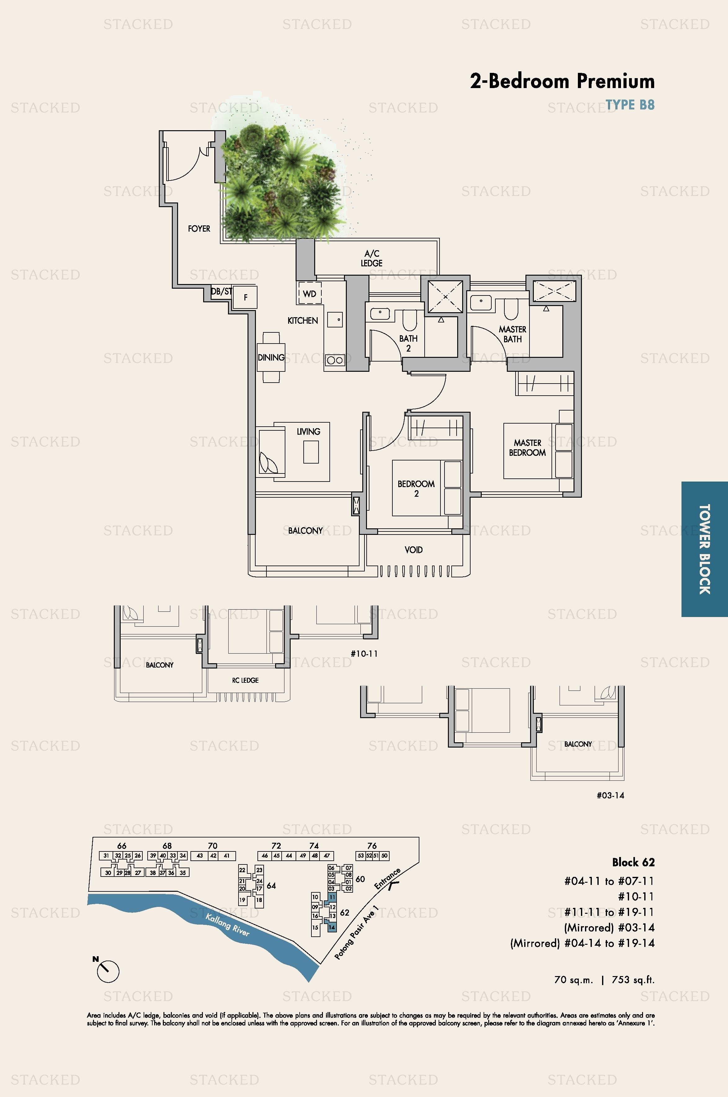 Stacked homes - The Tre Ver Singapore Condo Floor Plans, Images And ...