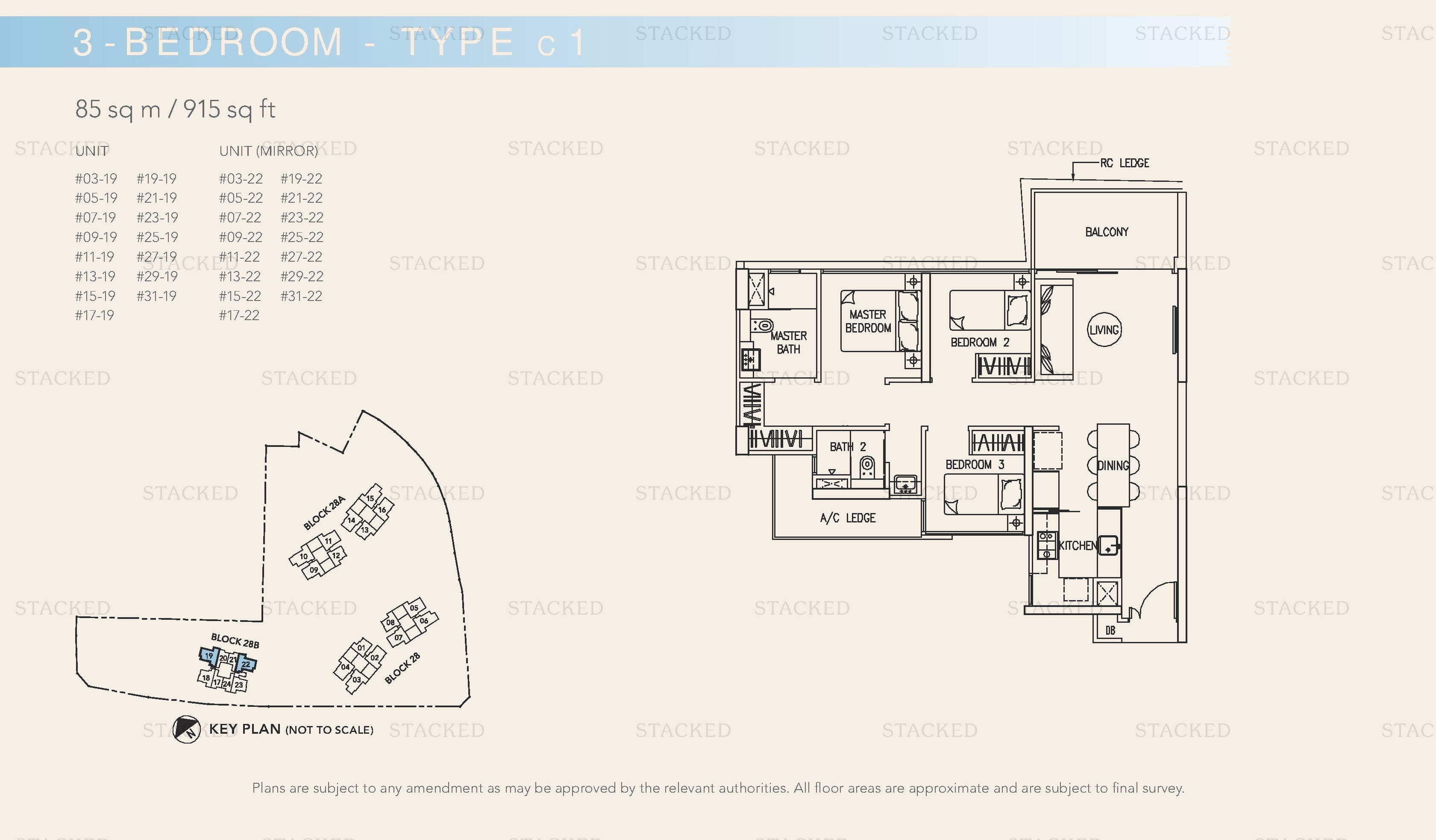 Stacked homes - The Trilinq Singapore Condo Floor Plans, Images And ...