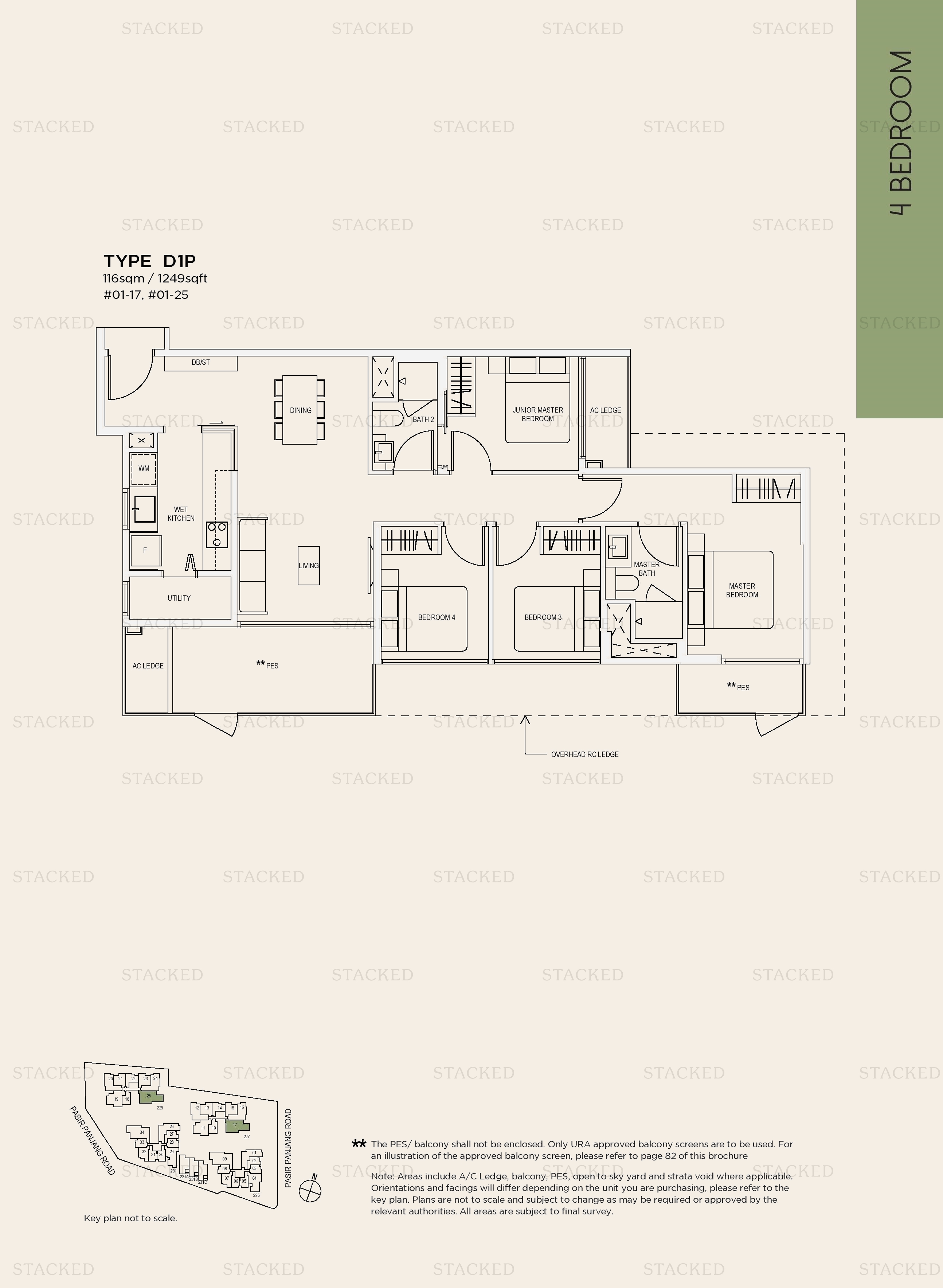 Stacked homes - The Verandah Residences Singapore Condo Floor Plans ...