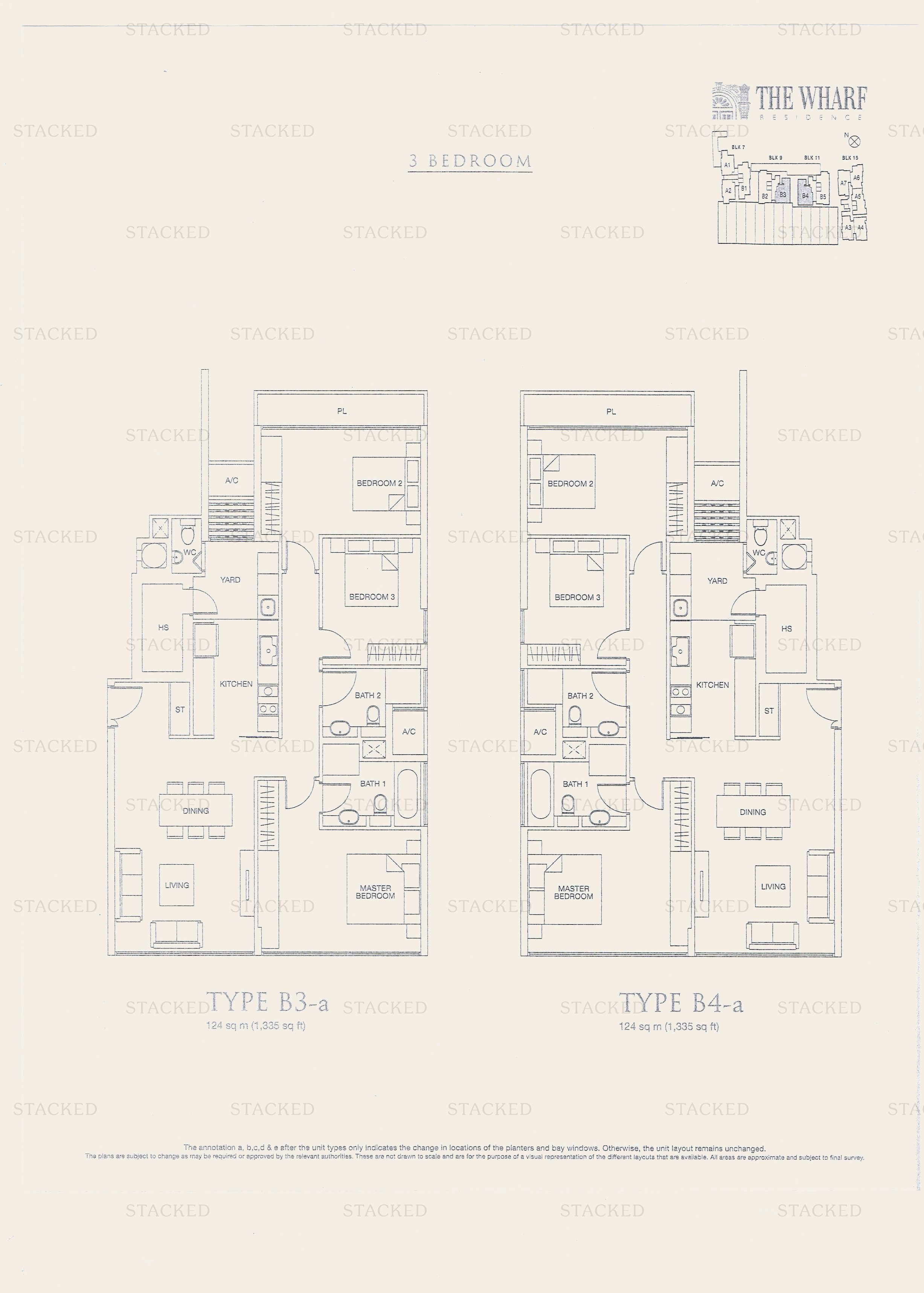 Stacked homes - The Wharf Residence Singapore Condo Floor Plans, Images ...