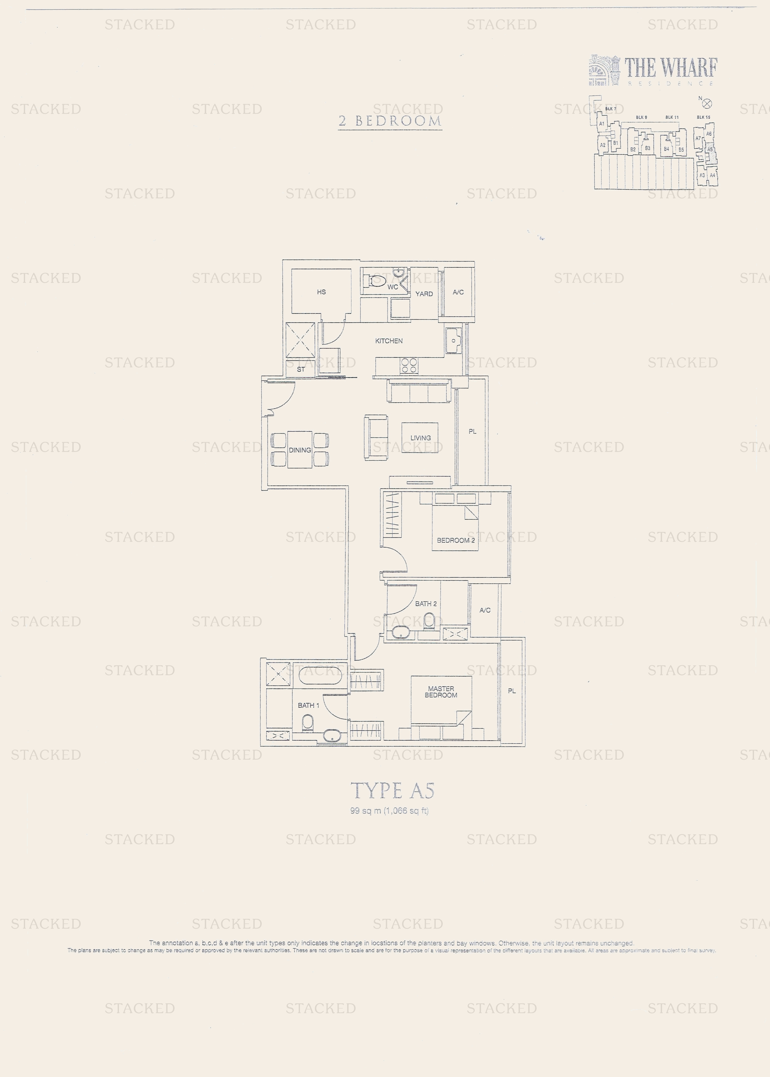 Stacked homes - The Wharf Residence Singapore Condo Floor Plans, Images ...