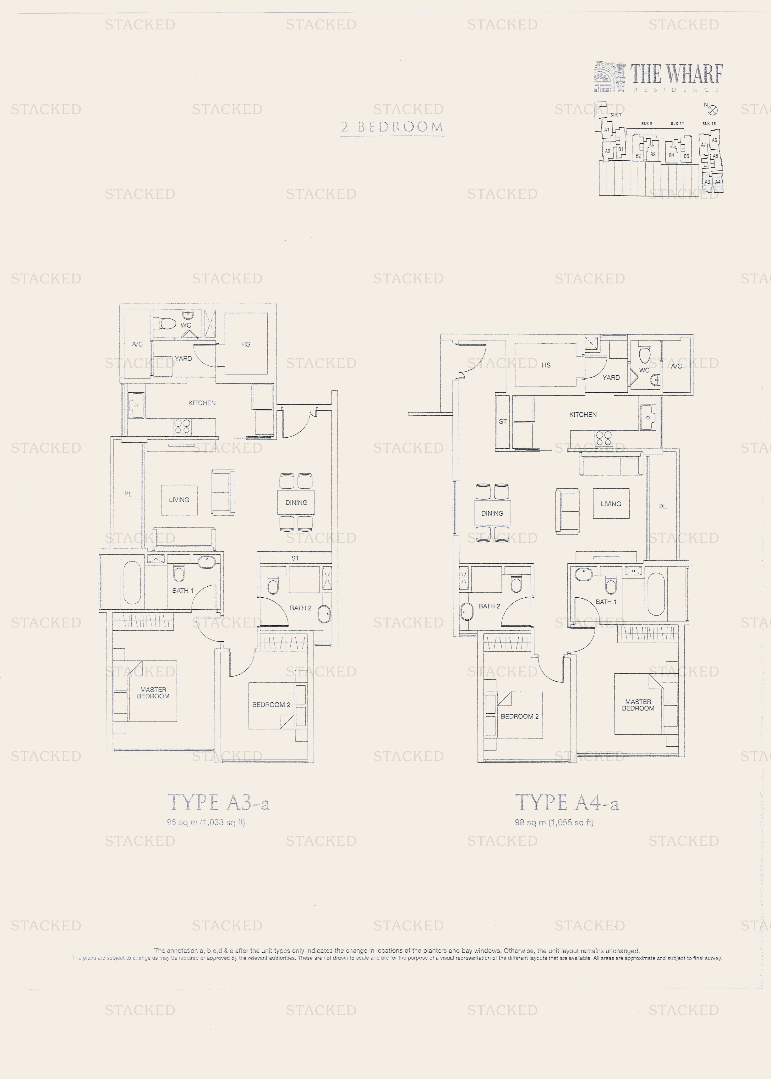 Stacked homes - The Wharf Residence Singapore Condo Floor Plans, Images ...
