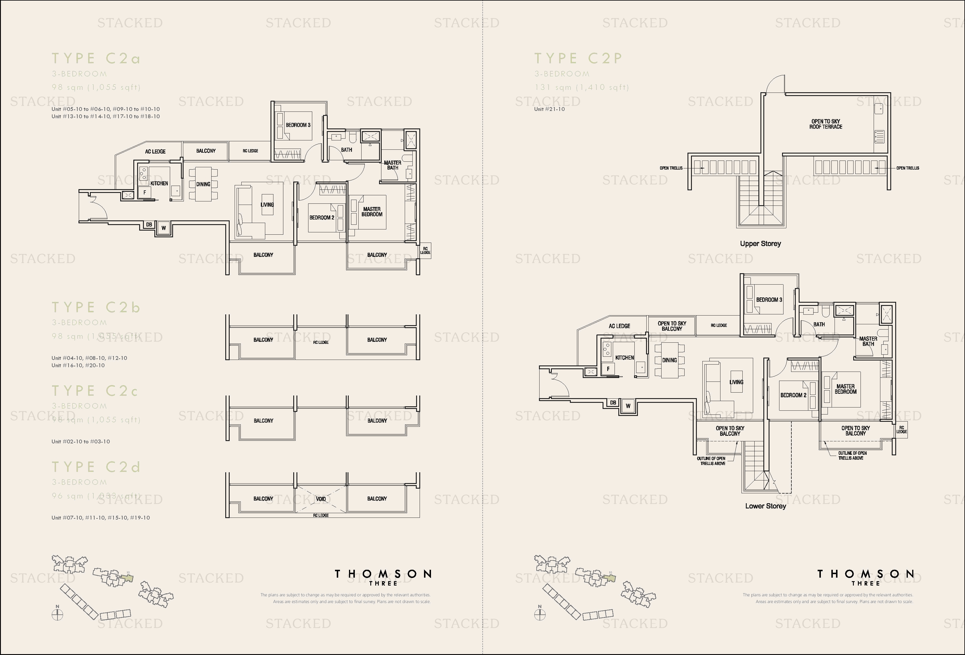 Stacked homes - Thomson Three Singapore Condo Floor Plans, Images And ...