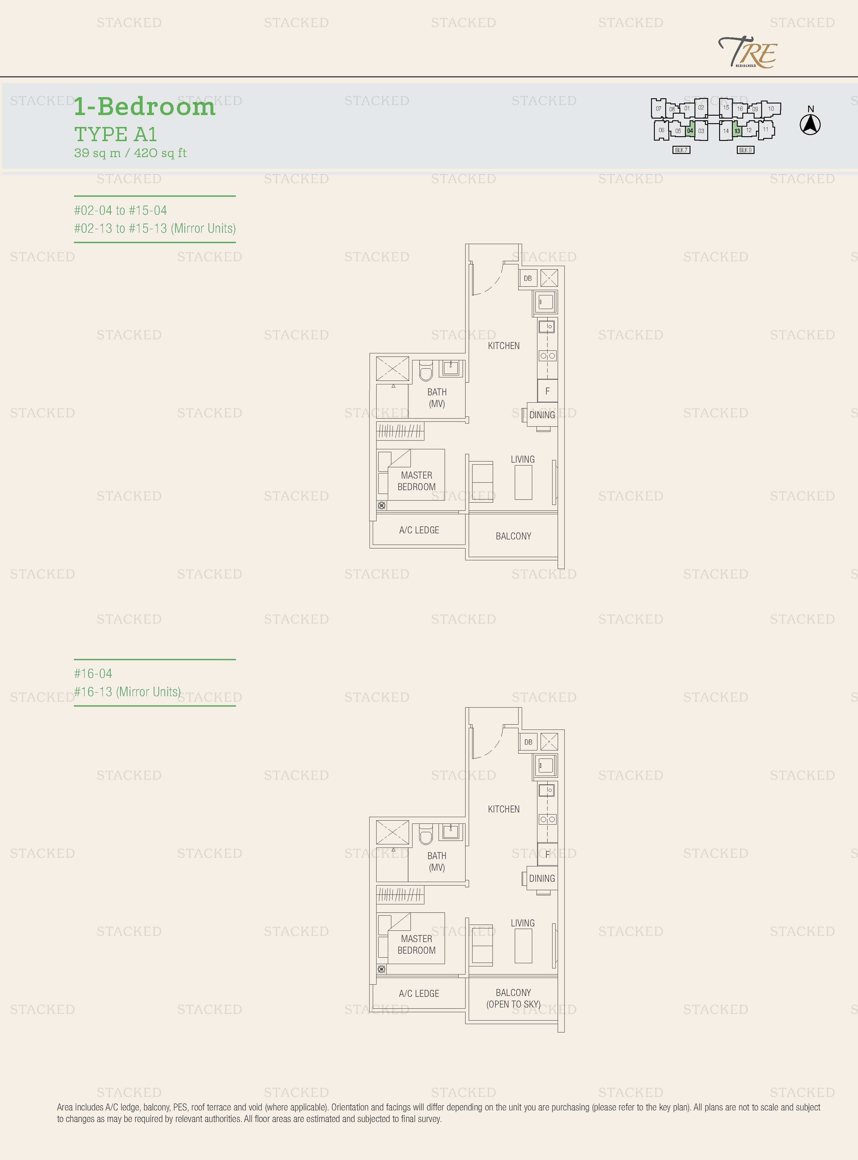 Stacked homes - Tre Residences Singapore Condo Floor Plans, Images And ...