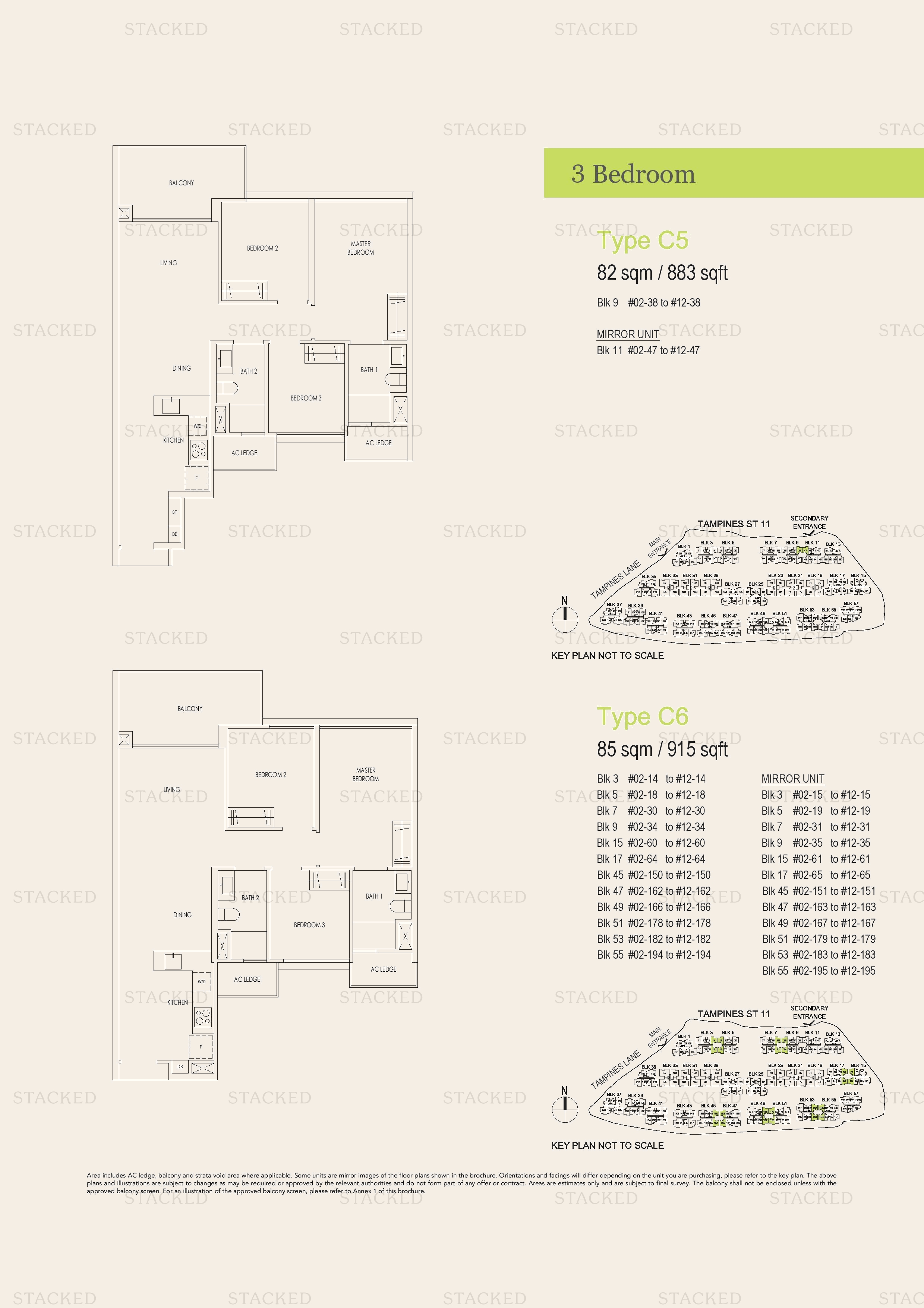 Stacked homes - Treasure At Tampines Singapore Condo Floor Plans ...