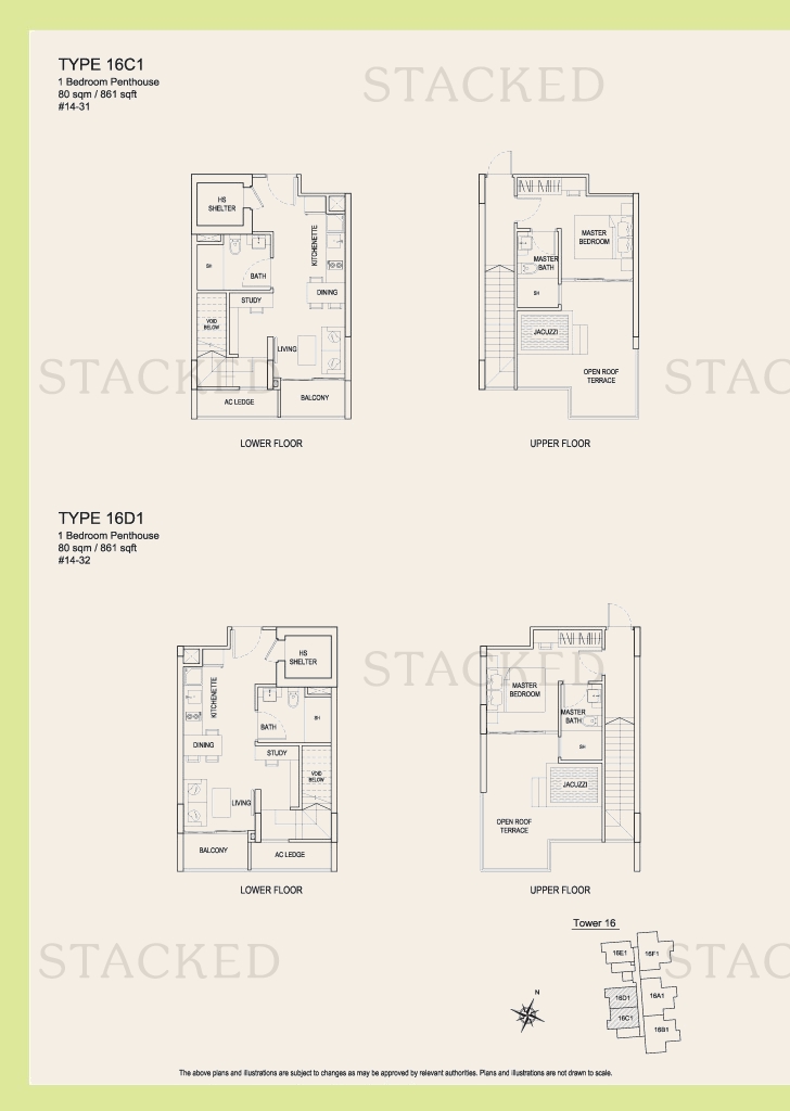 Stacked homes - Urban Vista Singapore Condo Floor Plans, Images And ...