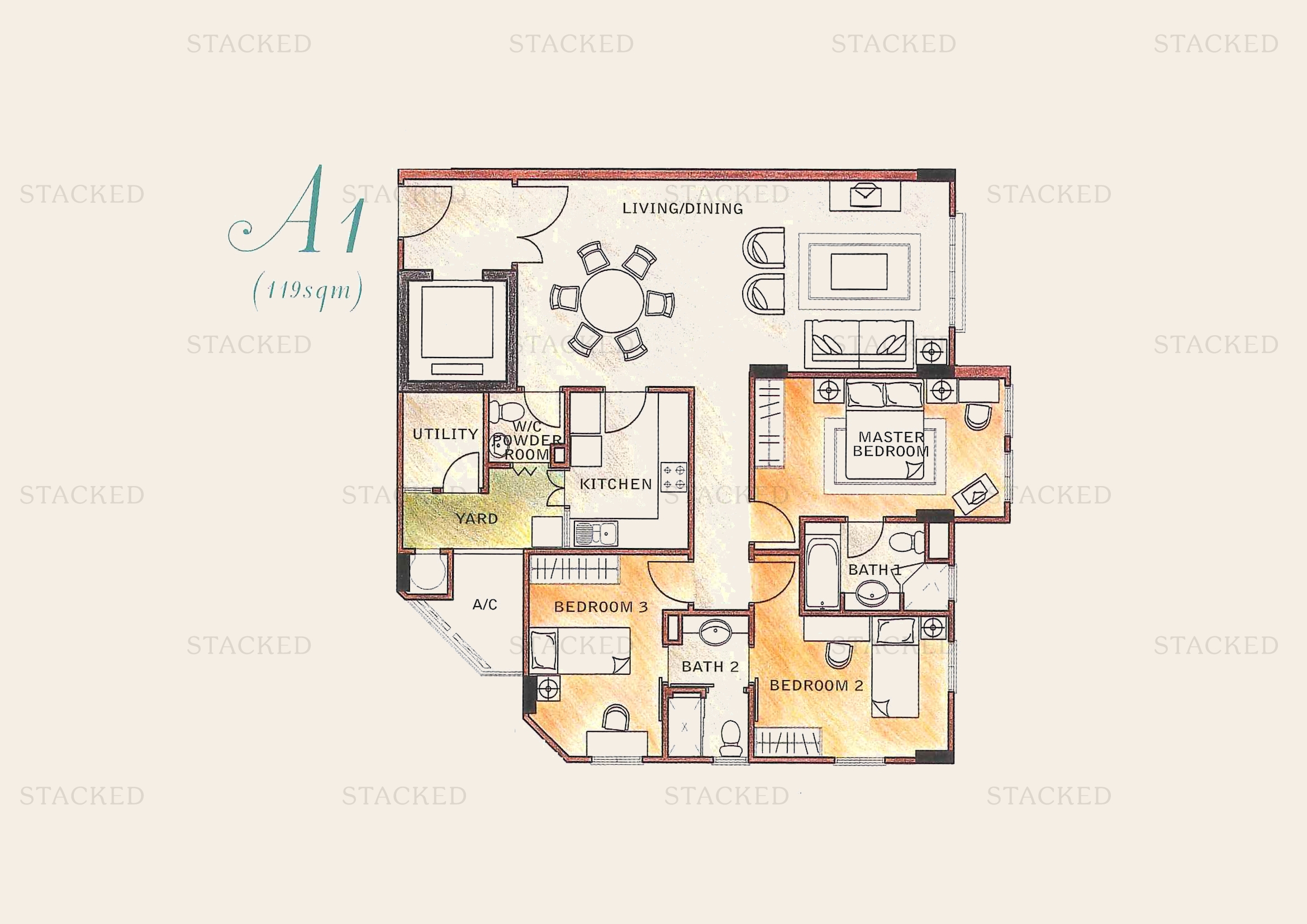 Stacked homes - Villa Martia Singapore Condo Floor Plans, Images And ...