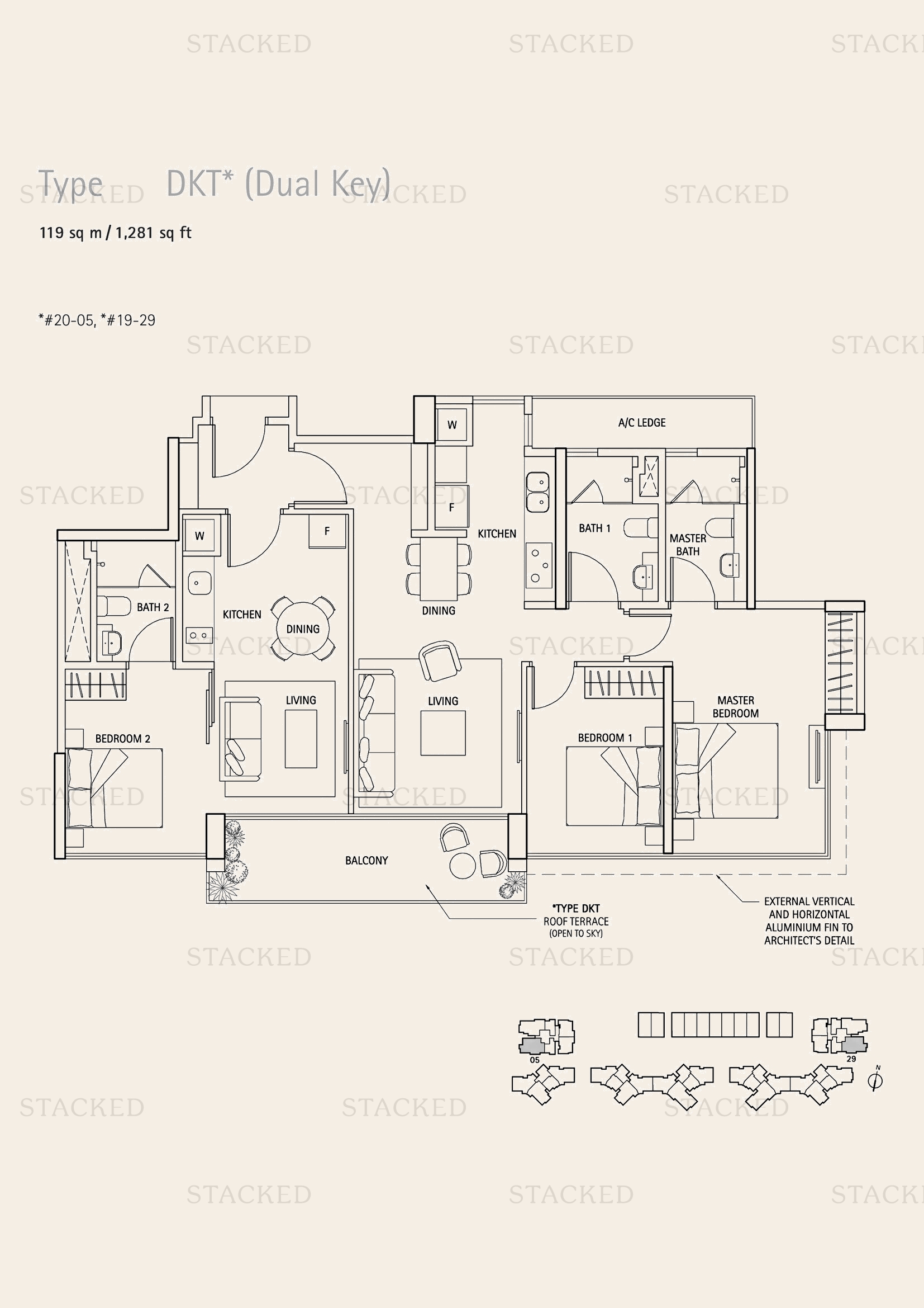 Stacked homes - Waterbank At Dakota Singapore Condo Floor Plans, Images ...