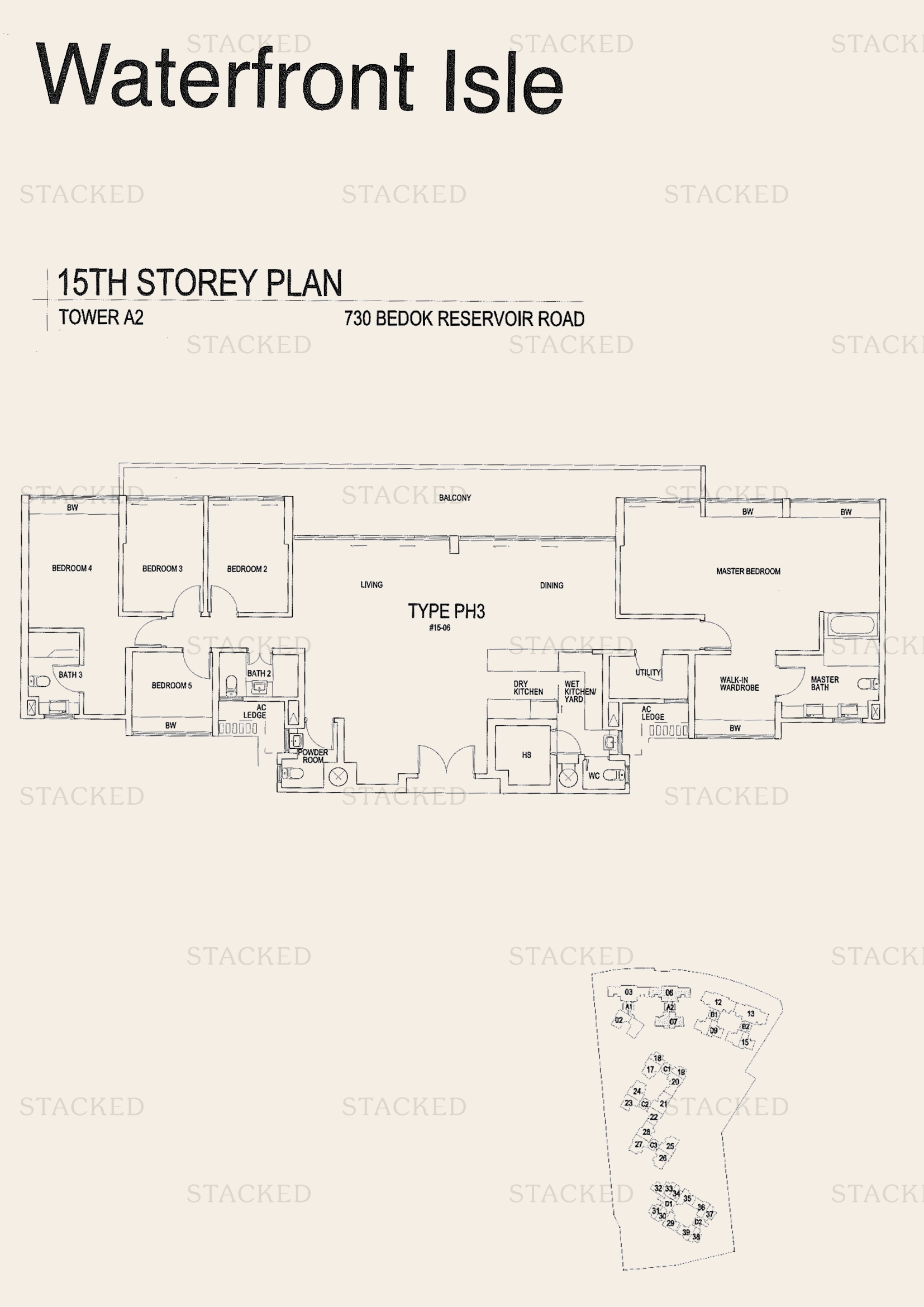 Stacked homes - Waterfront Isle Singapore Condo Floor Plans, Images And ...
