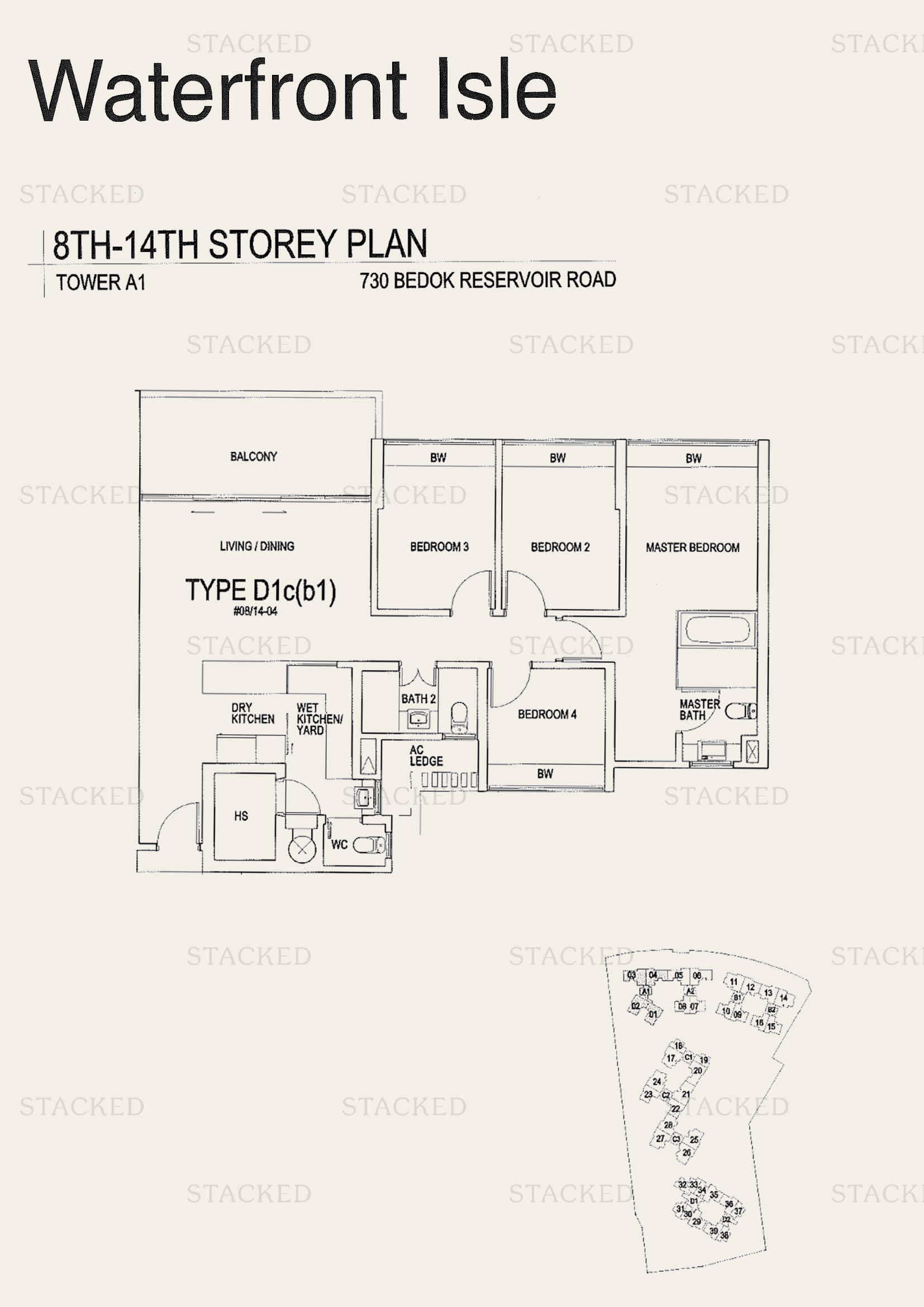 Stacked homes - Waterfront Isle Singapore Condo Floor Plans, Images And ...