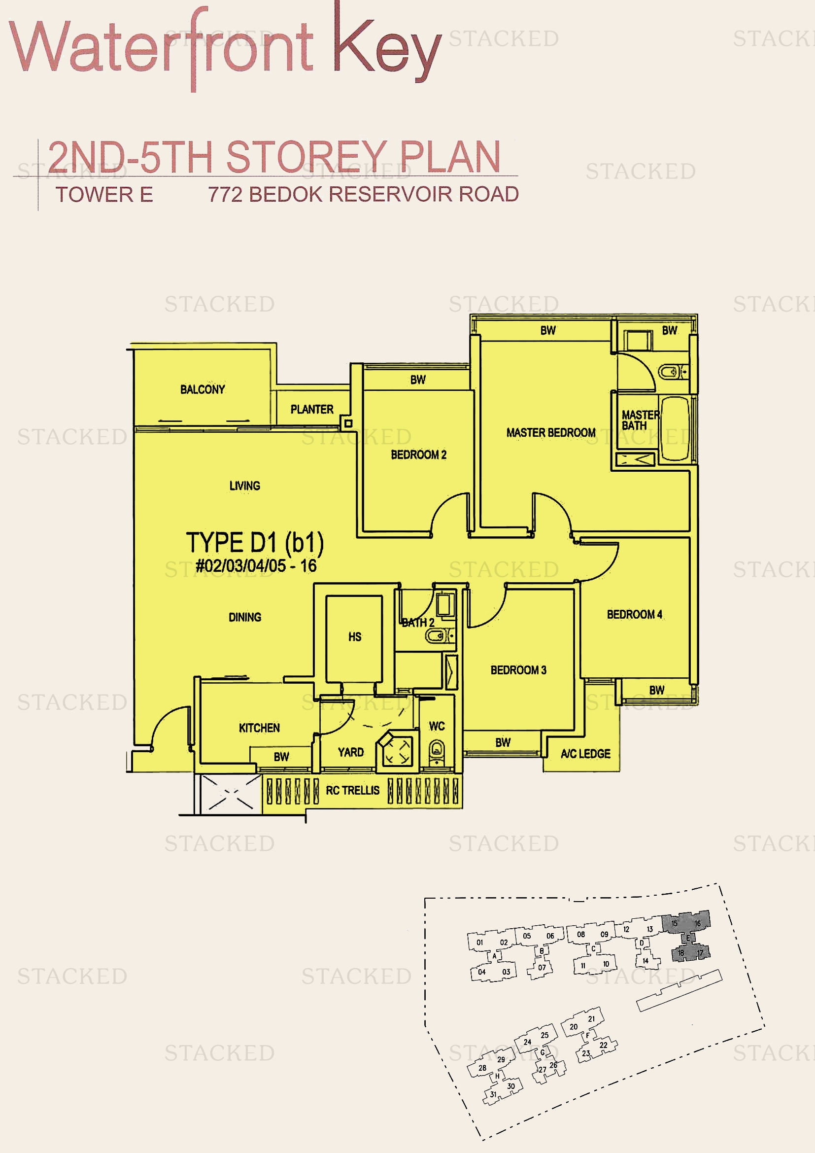 Stacked homes - Waterfront Key Singapore Condo Floor Plans, Images And ...