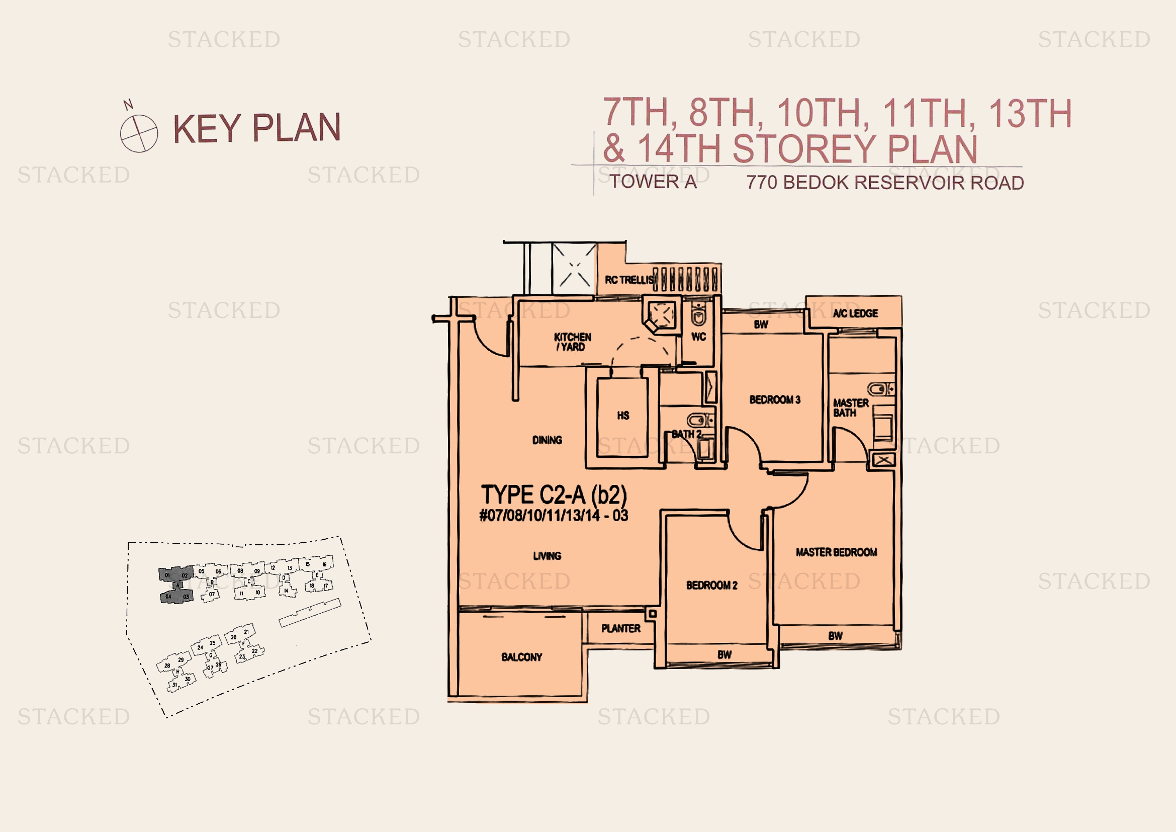 Stacked homes - Waterfront Key Singapore Condo Floor Plans, Images And ...