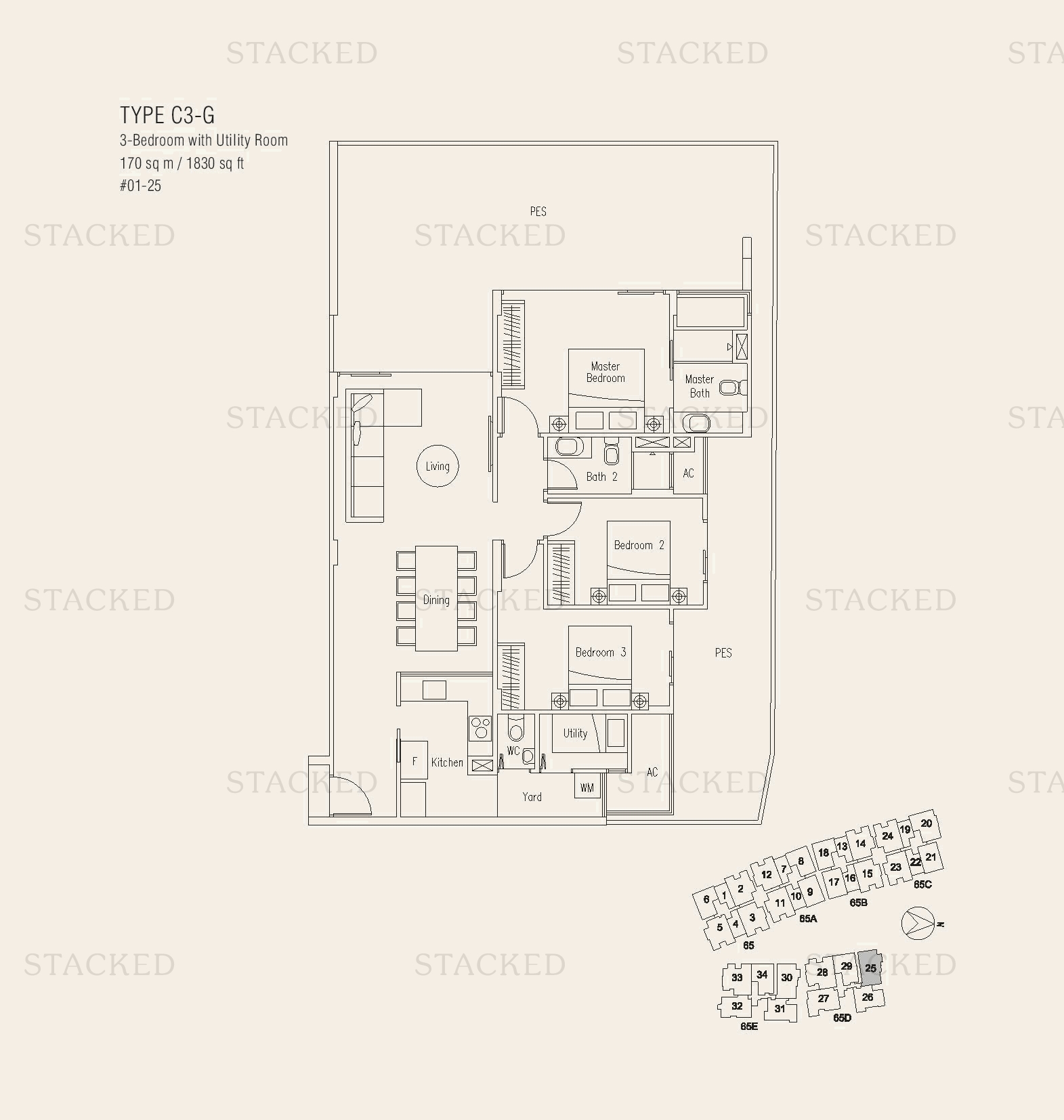 Stacked homes - Waterscape At Cavenagh Singapore Condo Floor Plans ...