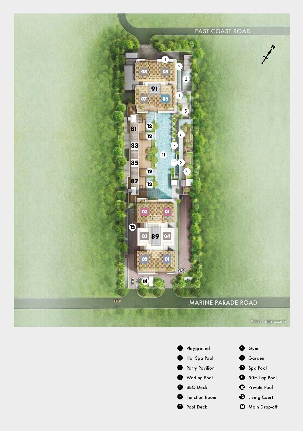 Stacked homes - Marine Blue Singapore Condo Floor Plans, Images And ...