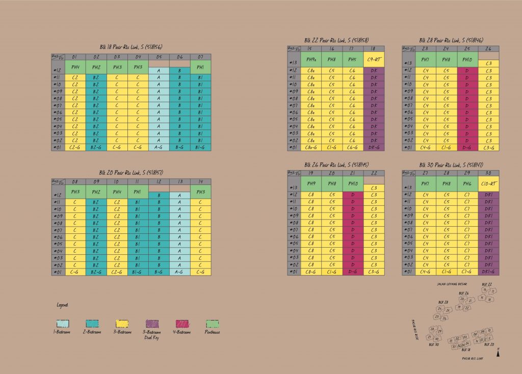 Stacked homes - Sea Esta Singapore Condo Floor Plans, Images And ...